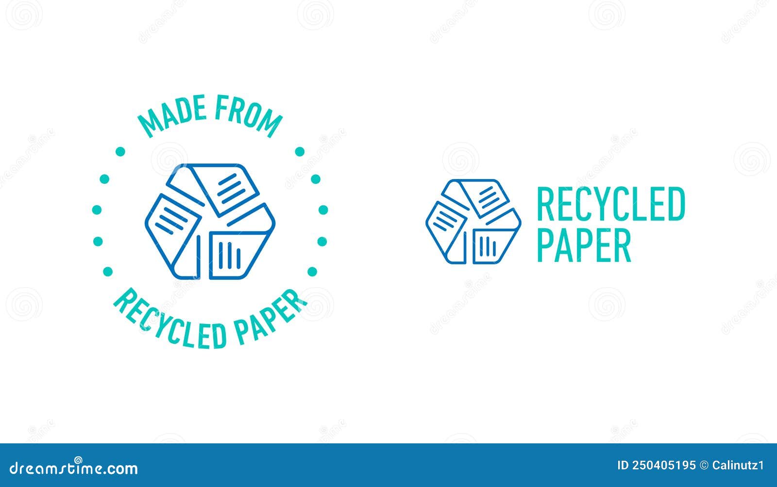 Recycled Paper Vector Icon Logo Badge Stock Vector - Illustration of ...