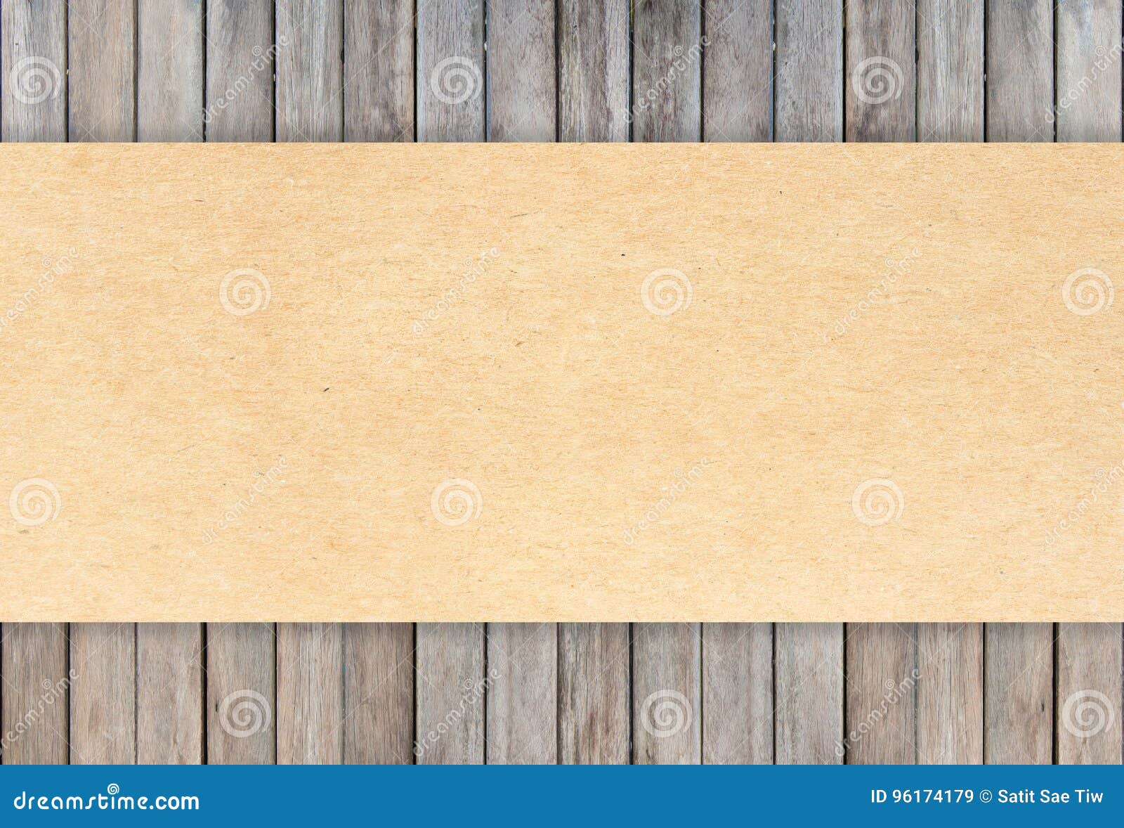 Recycled Paper on Wood Backgrounds. Stock Image - Image of antique ...