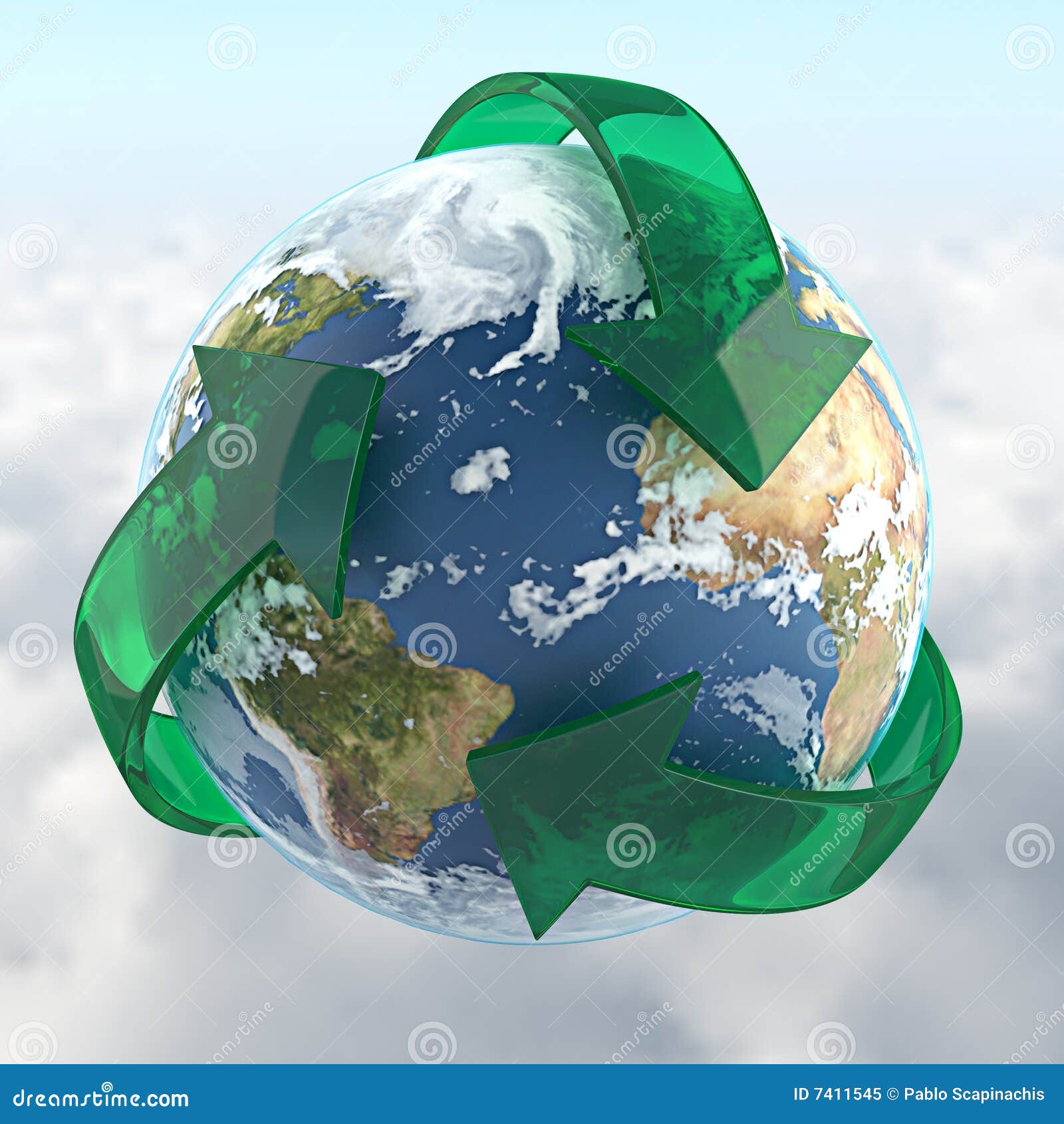 Recycled planet stock illustration. Illustration of path - 7411545