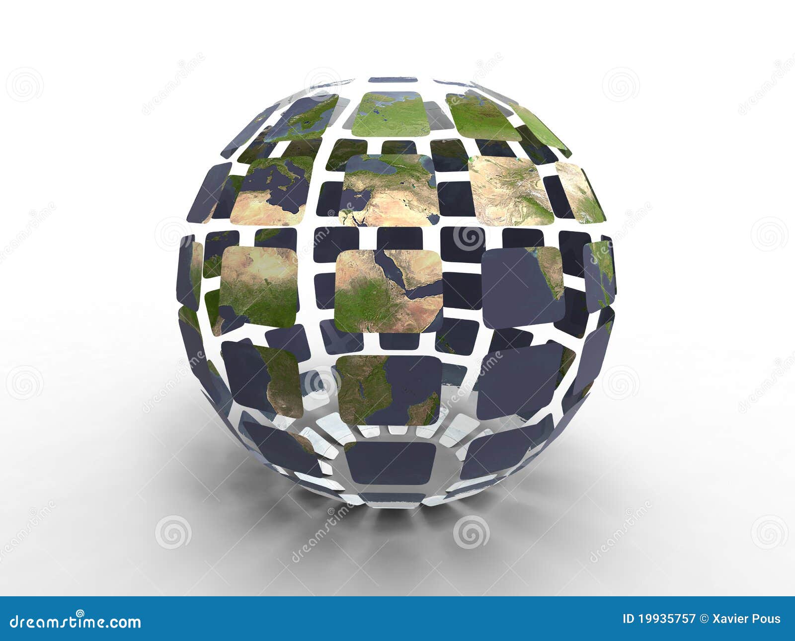 Recycled planet earth stock illustration. Illustration of package ...
