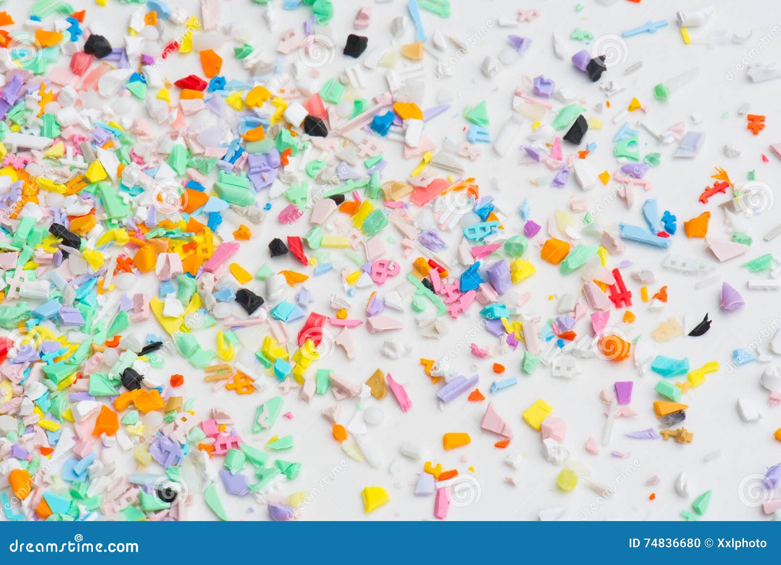 Recycled Plastic Bottles. Polymeric Pellets. Polymer Granules. Stock ...