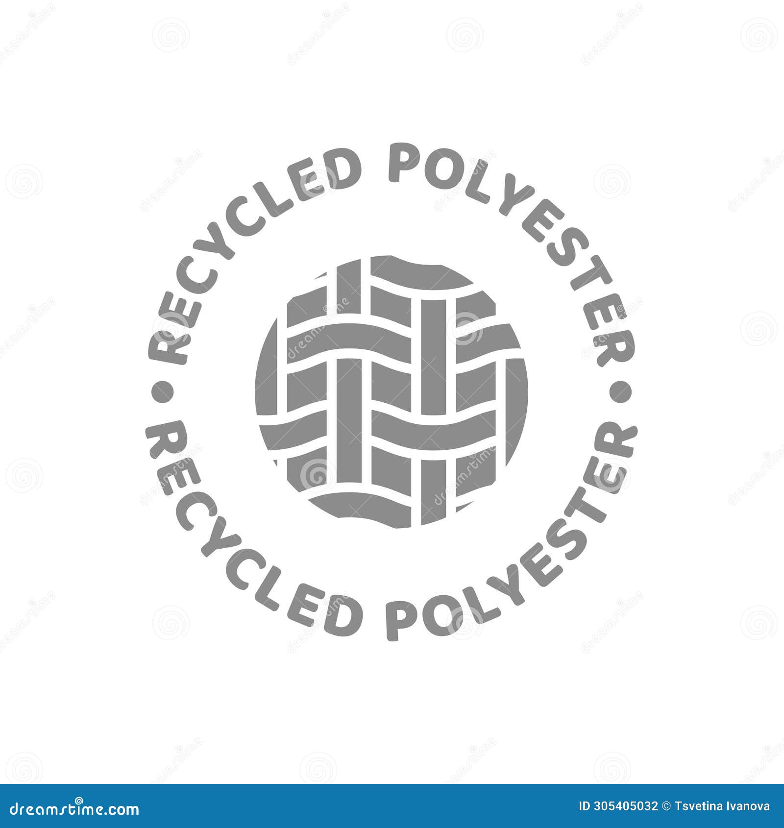 Recycled Polyester Vector Label Stock Vector - Illustration of textile ...
