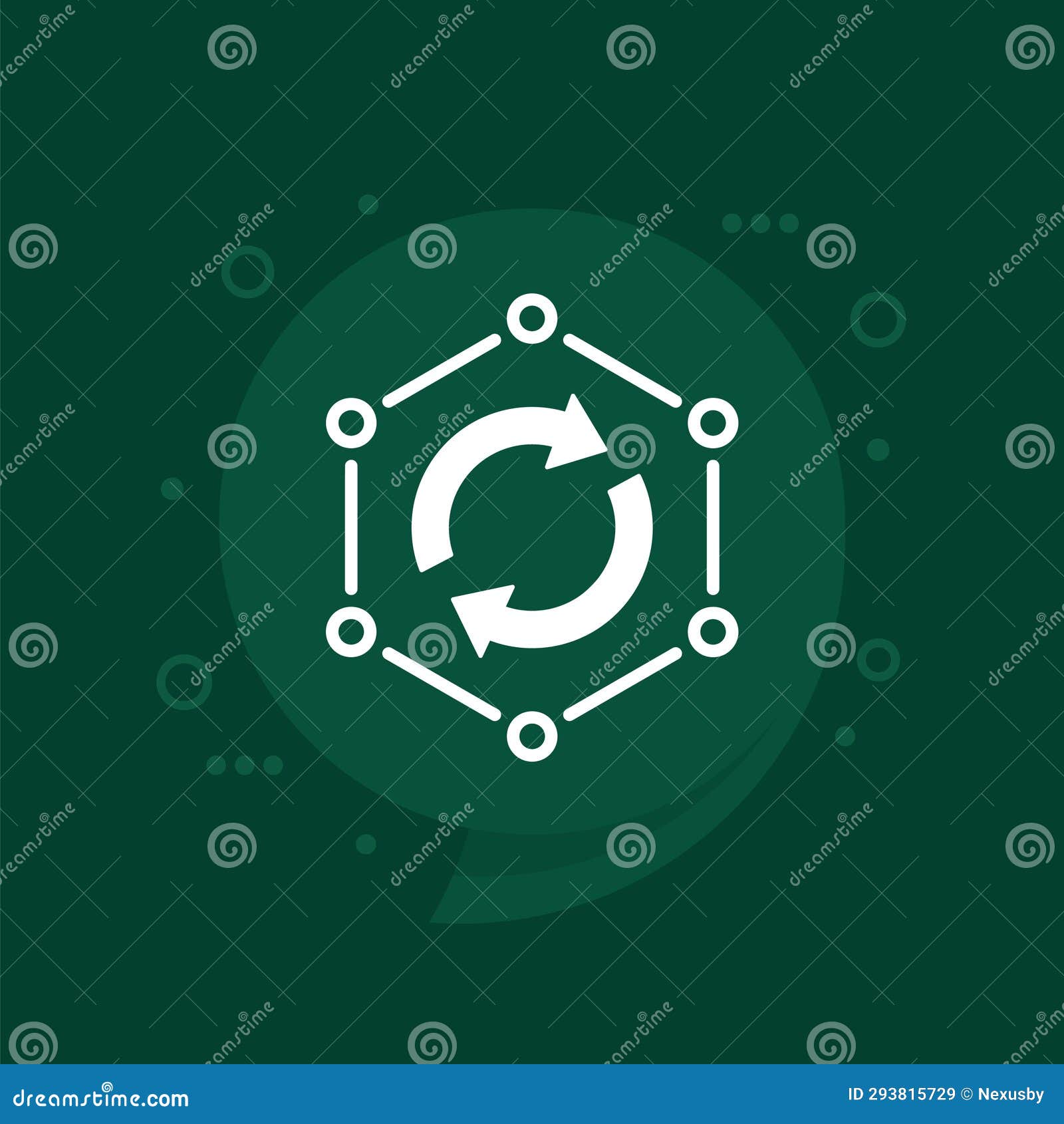 Recycled Polymer or Plastic Vector Icon Stock Vector - Illustration of ...