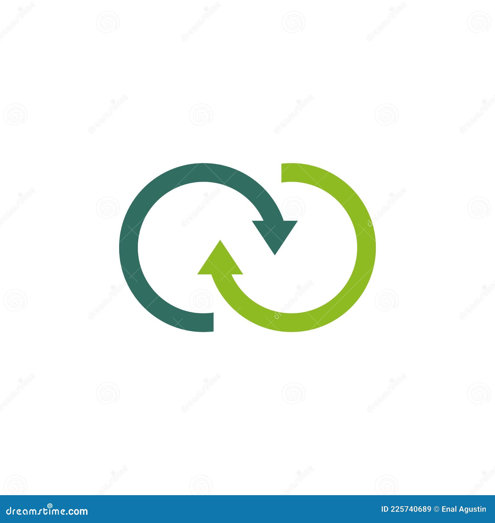 Recycled Product Logo Design Template Stock Vector - Illustration of ...