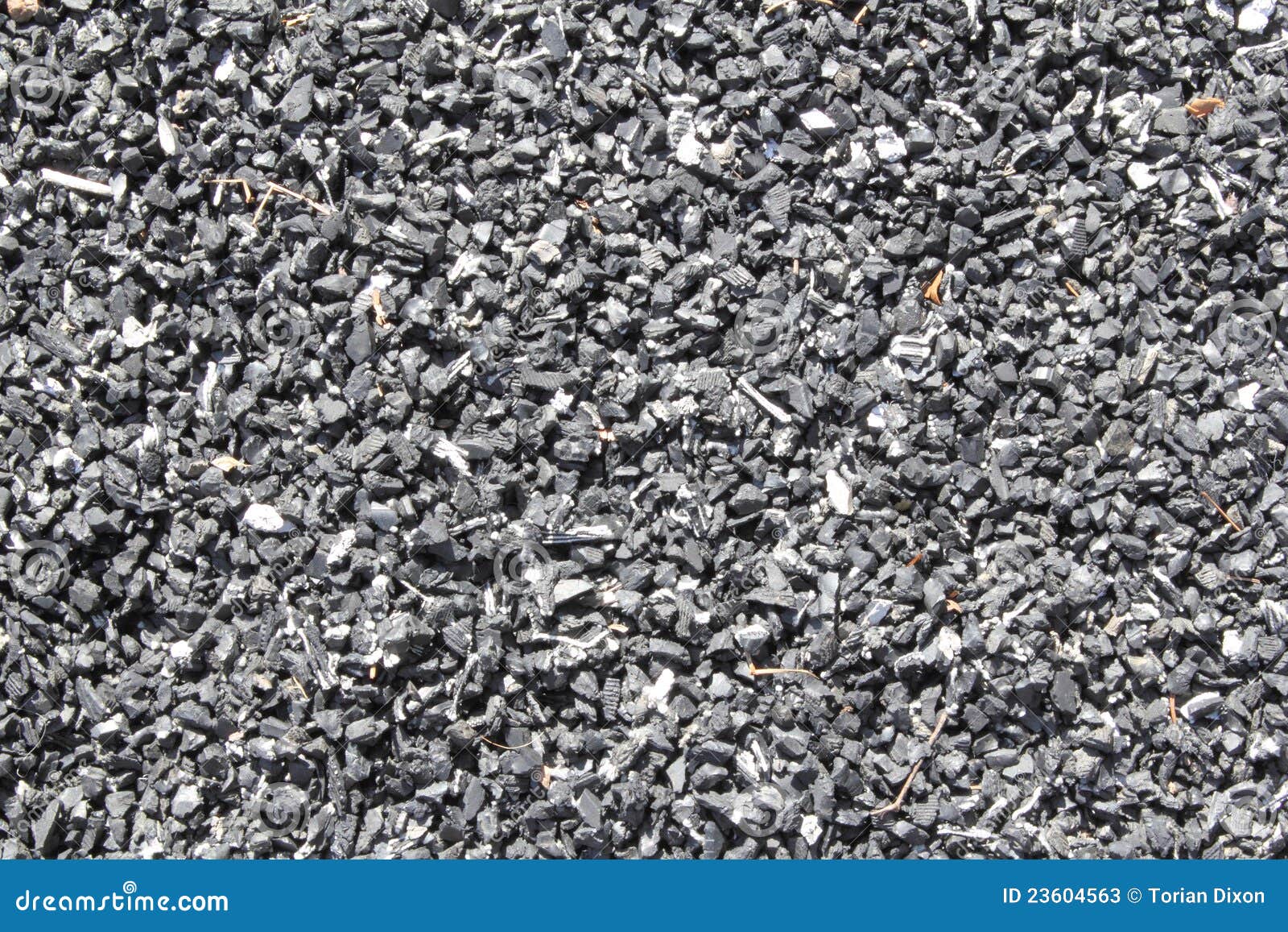 Recycled Rubber, Playground Mulch Stock Image - Image of chopped ...