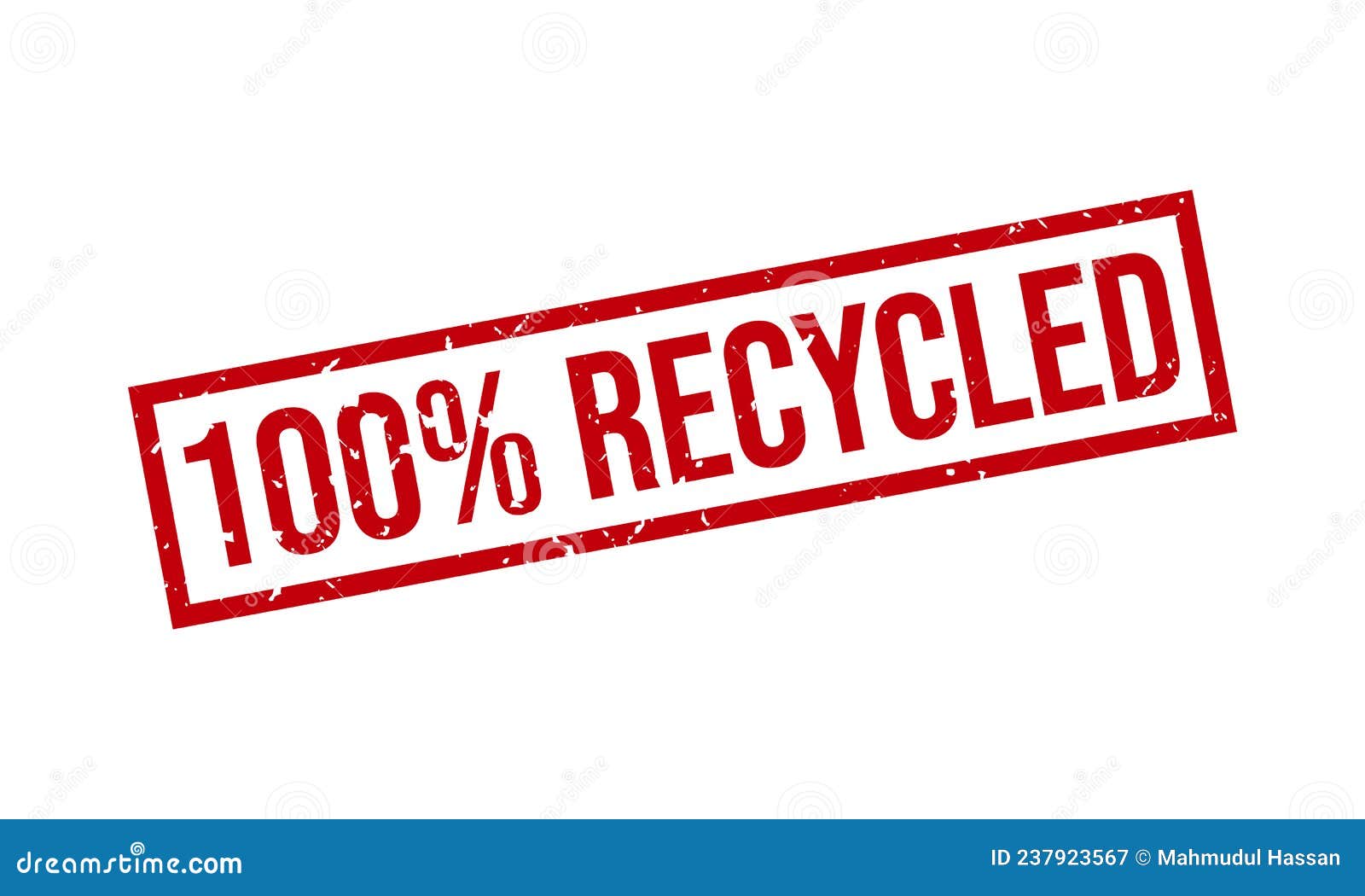 100 Recycled Rubber Stamp. 100 Recycled Grunge Stamp Seal Vector ...