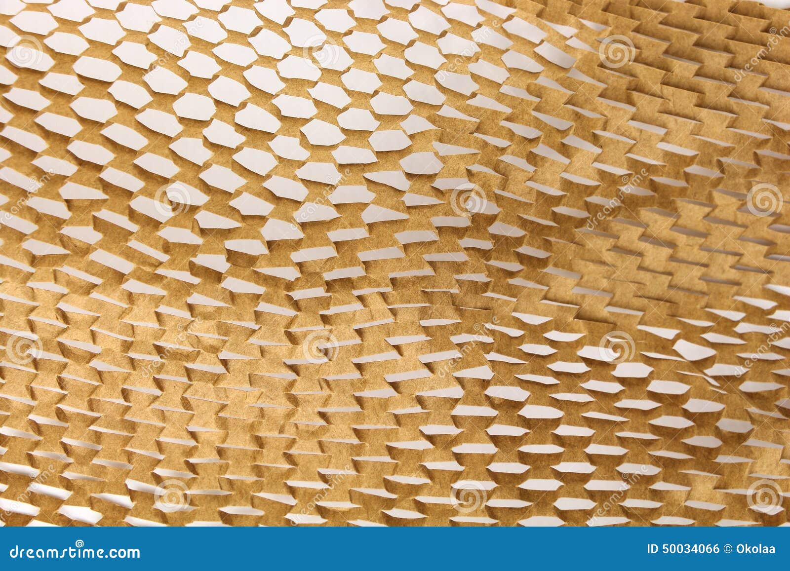 Recycled Ruffled Wrapping Paper with Holes, Abstract Stock Photo ...