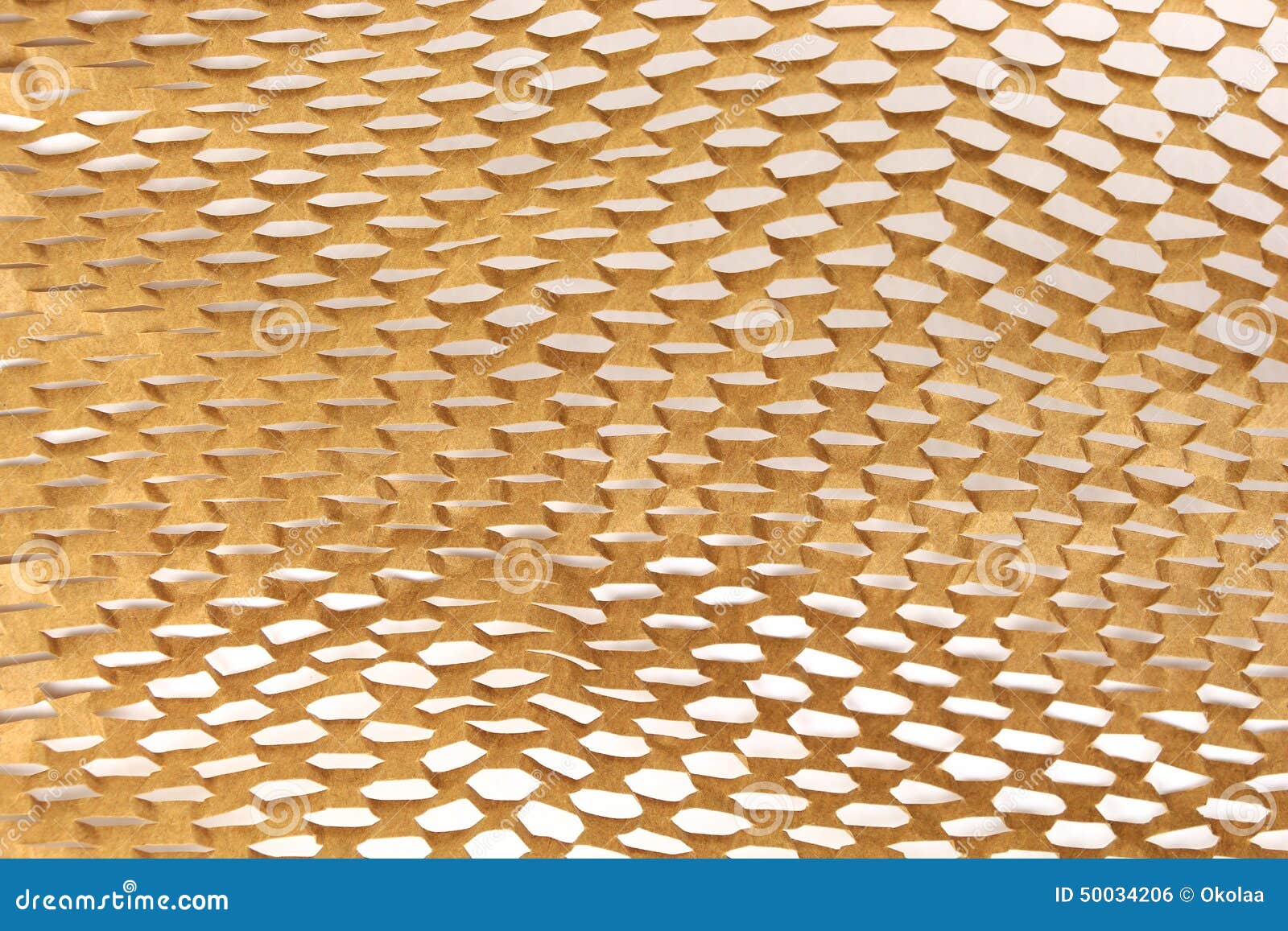 Recycled Ruffled Wrapping Paper with Holes, Abstract Stock Photo ...