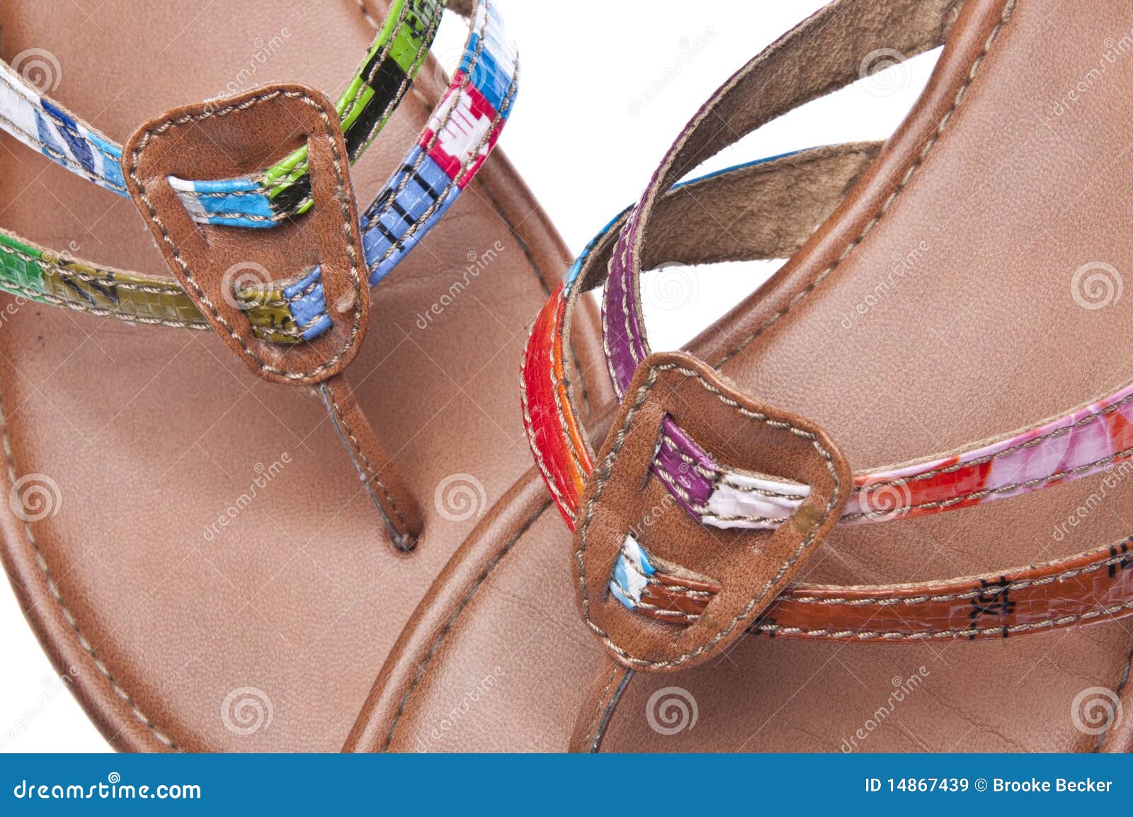 Recycled Sandals Background Stock Image - Image of vibrant, colorful ...