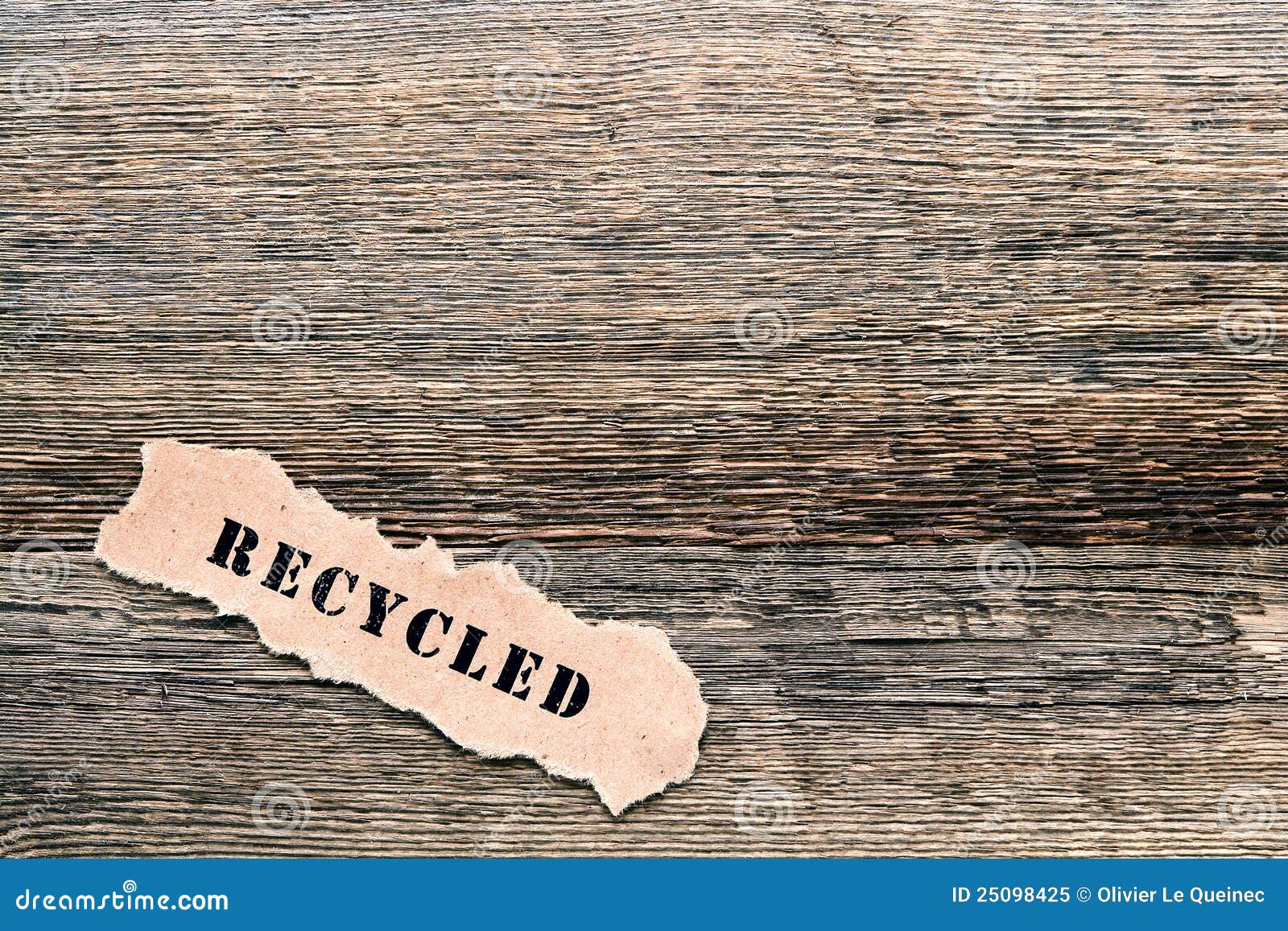 Recycled Title on Old Barnwood Lumber Background Stock Image - Image of ...