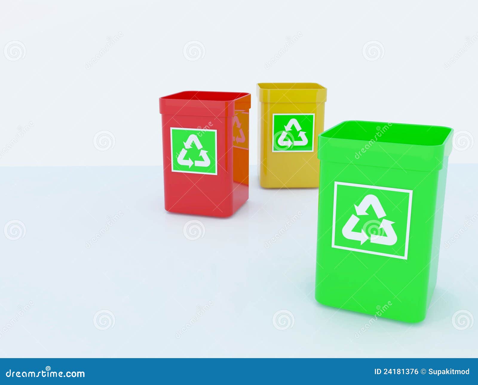 Recycleer bak stock illustratie. Illustration of voorwerpen - 24181376
