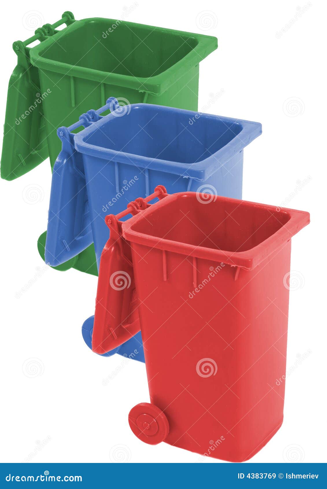 Recycleer bak stock afbeelding. Image of ecologisch, inzameling - 4383769