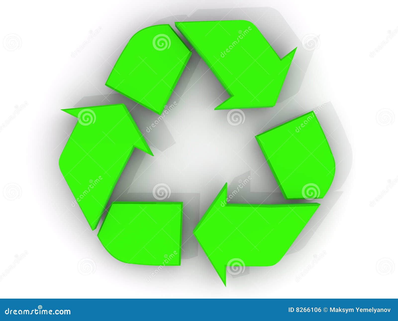 Recycleer teken stock illustratie. Illustration of tuin - 8266106