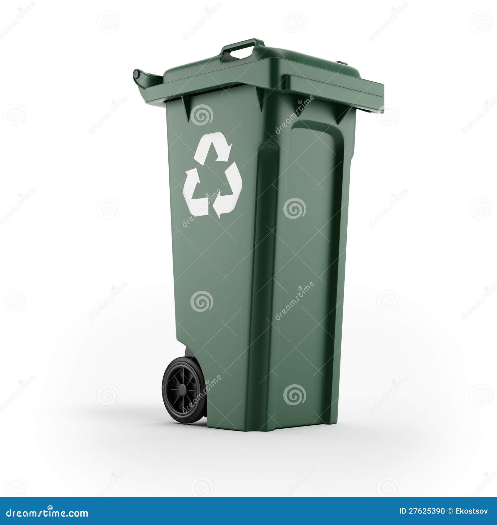 Recyclerend Bak Met Het Recycling Van Symbool Stock Illustratie ...