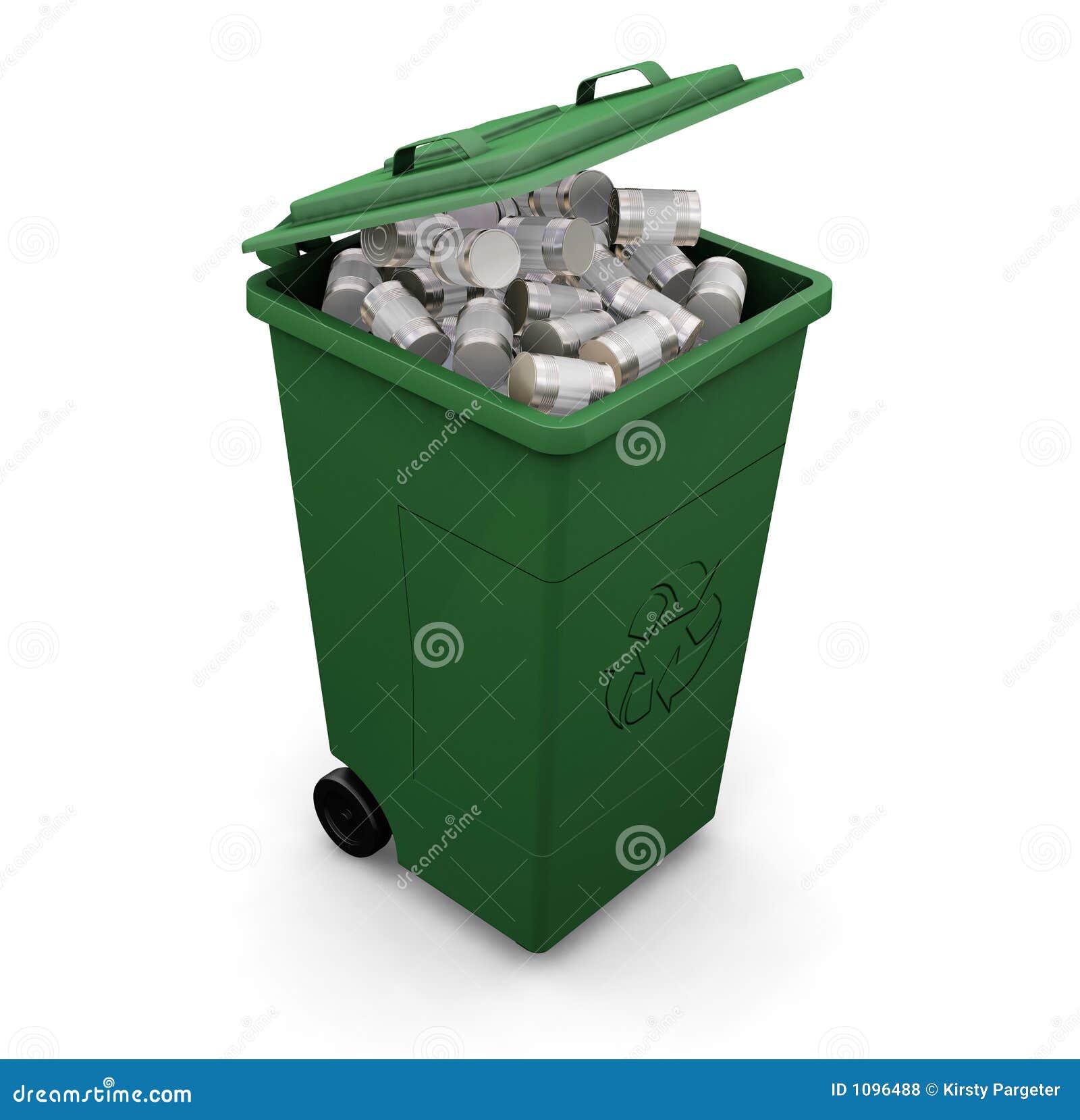 Recyclerende bak stock illustratie. Illustration of achtergrond - 1096488