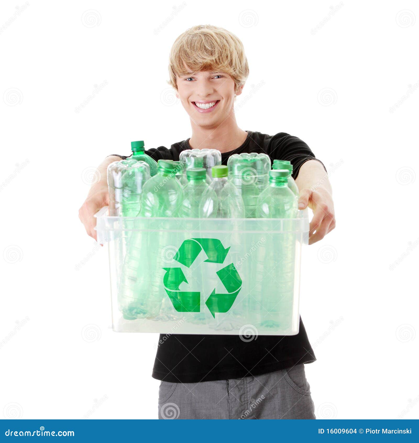 Recycling stock photo. Image of isolated, carrying, empty - 16009604