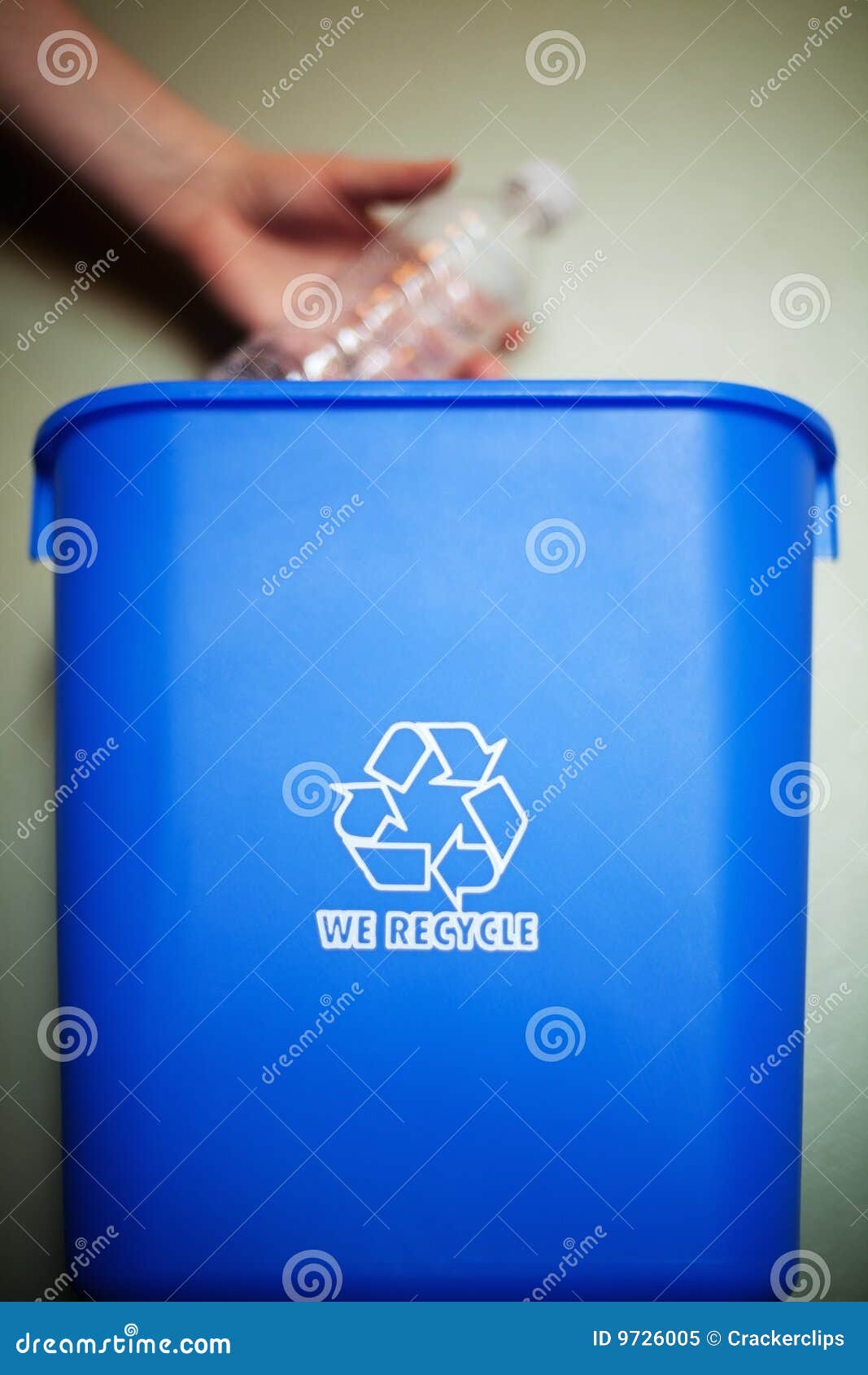 Recycling stock image. Image of recycling, blue, recycle - 9726005