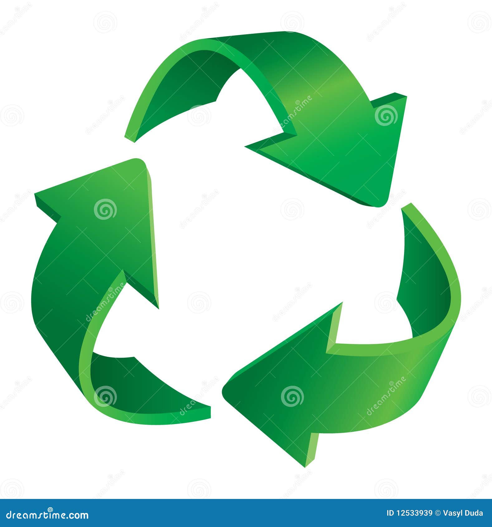 Recycling arrows stock vector. Illustration of industry - 12533939