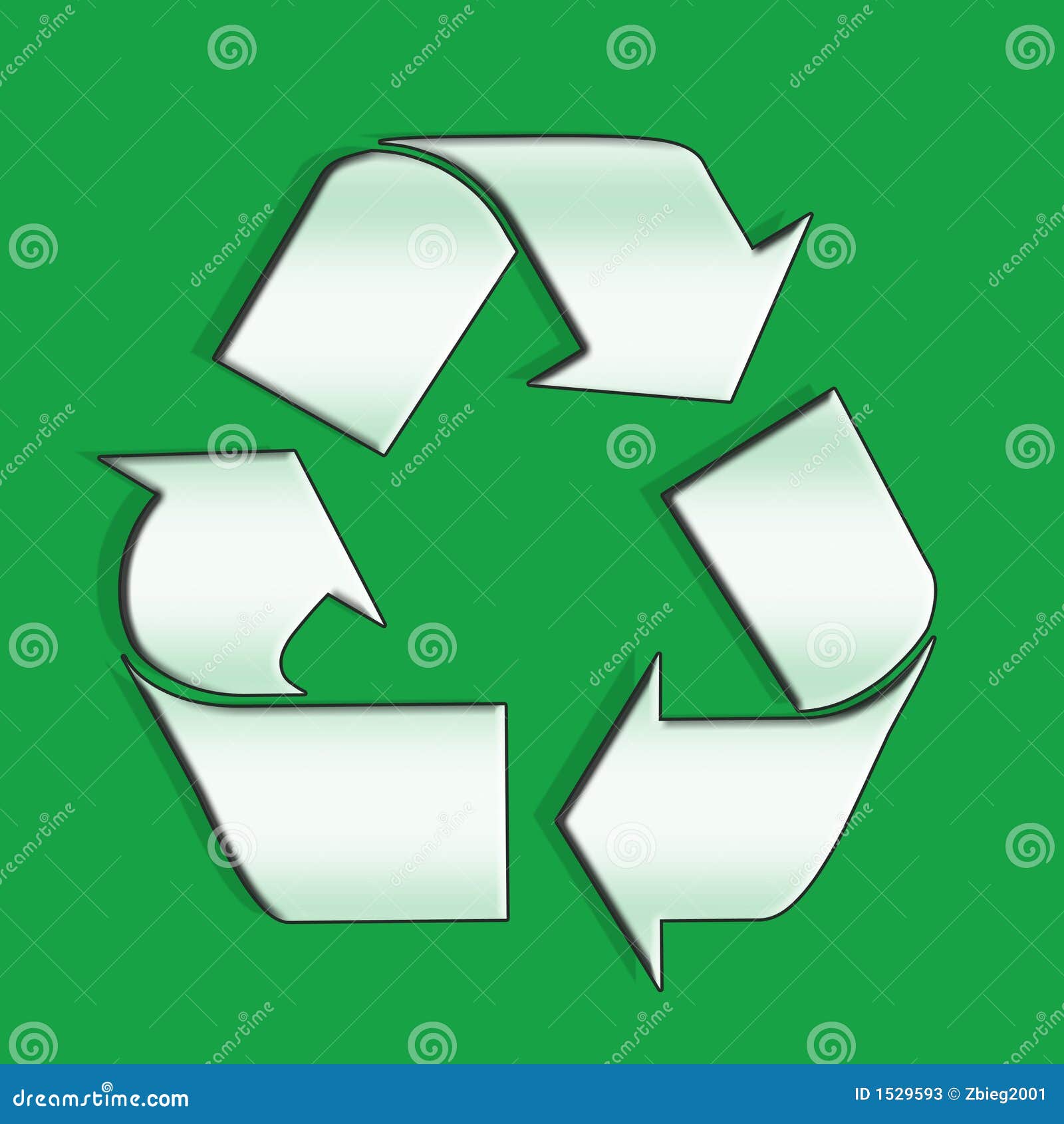 Recycling arrows stock illustration. Illustration of healthy - 1529593