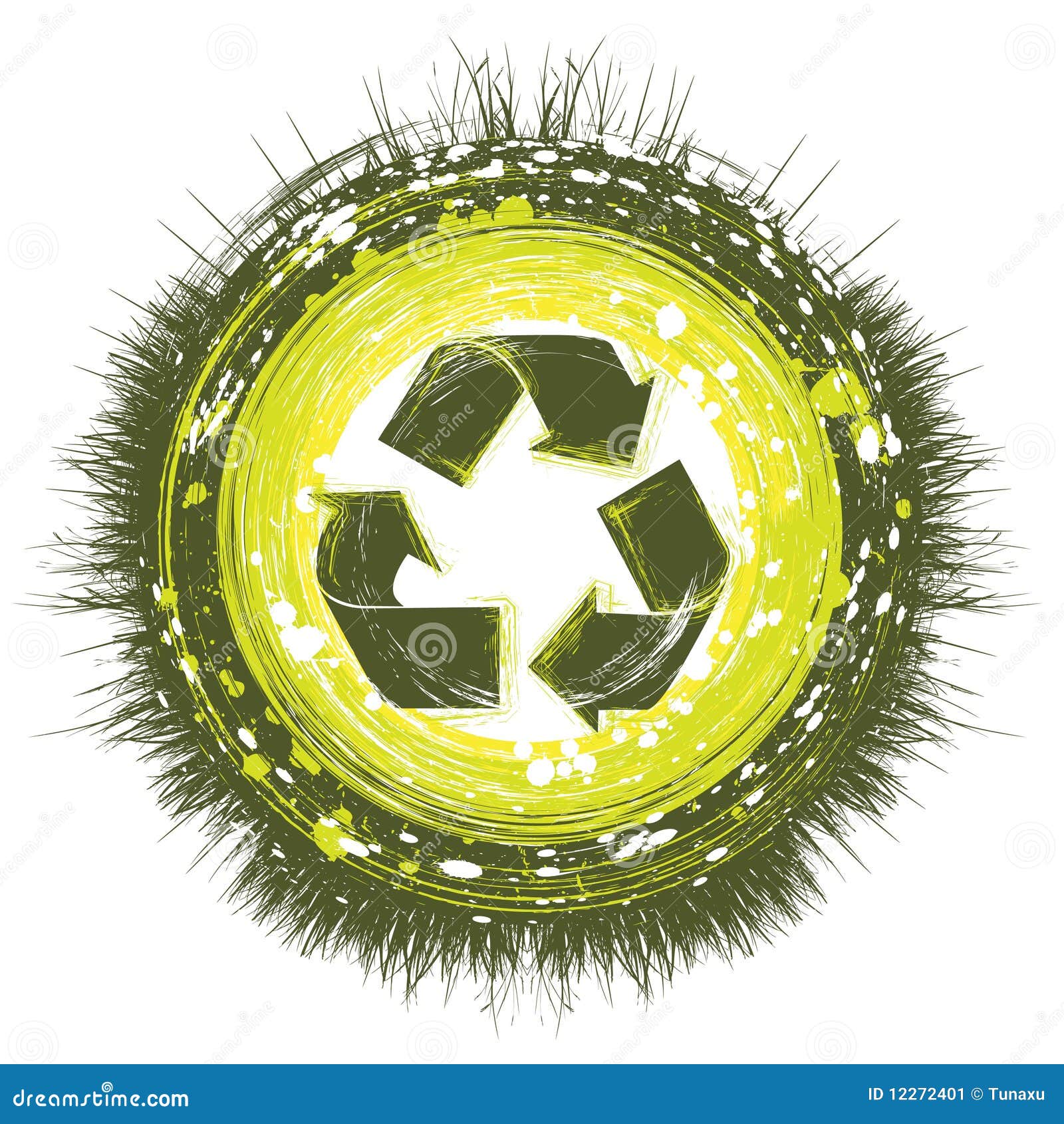 Recycling background stock vector. Illustration of recyclable - 12272401
