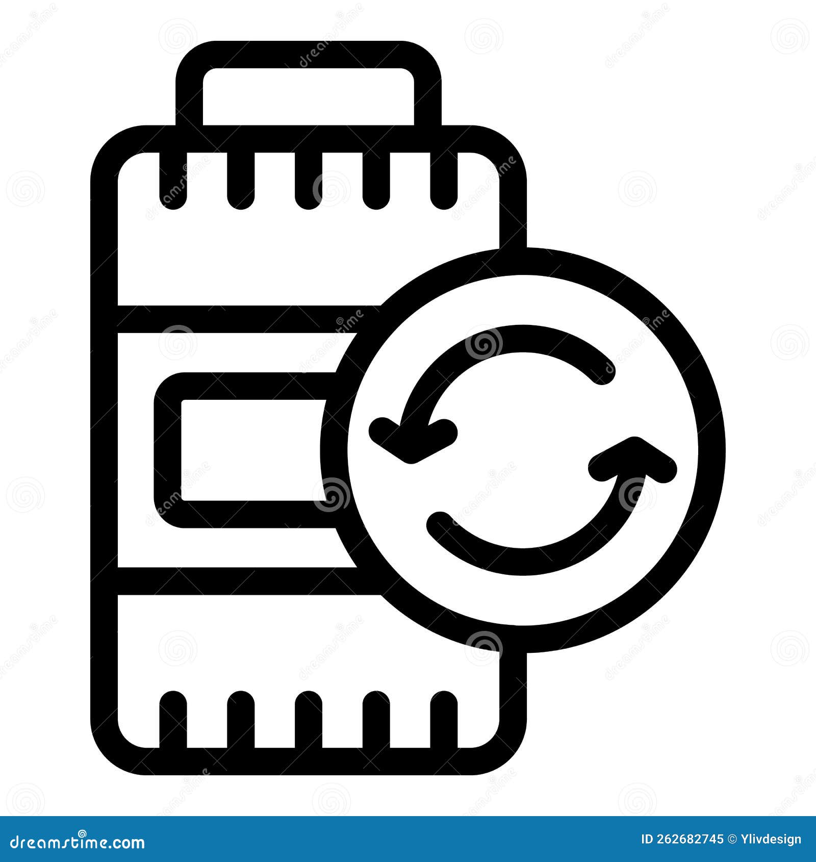 Recycling Battery Icon Outline Vector. Waste Factory Stock Vector ... Recycling Battery Icon Outline Vector. Waste Factory Stock Vector ...