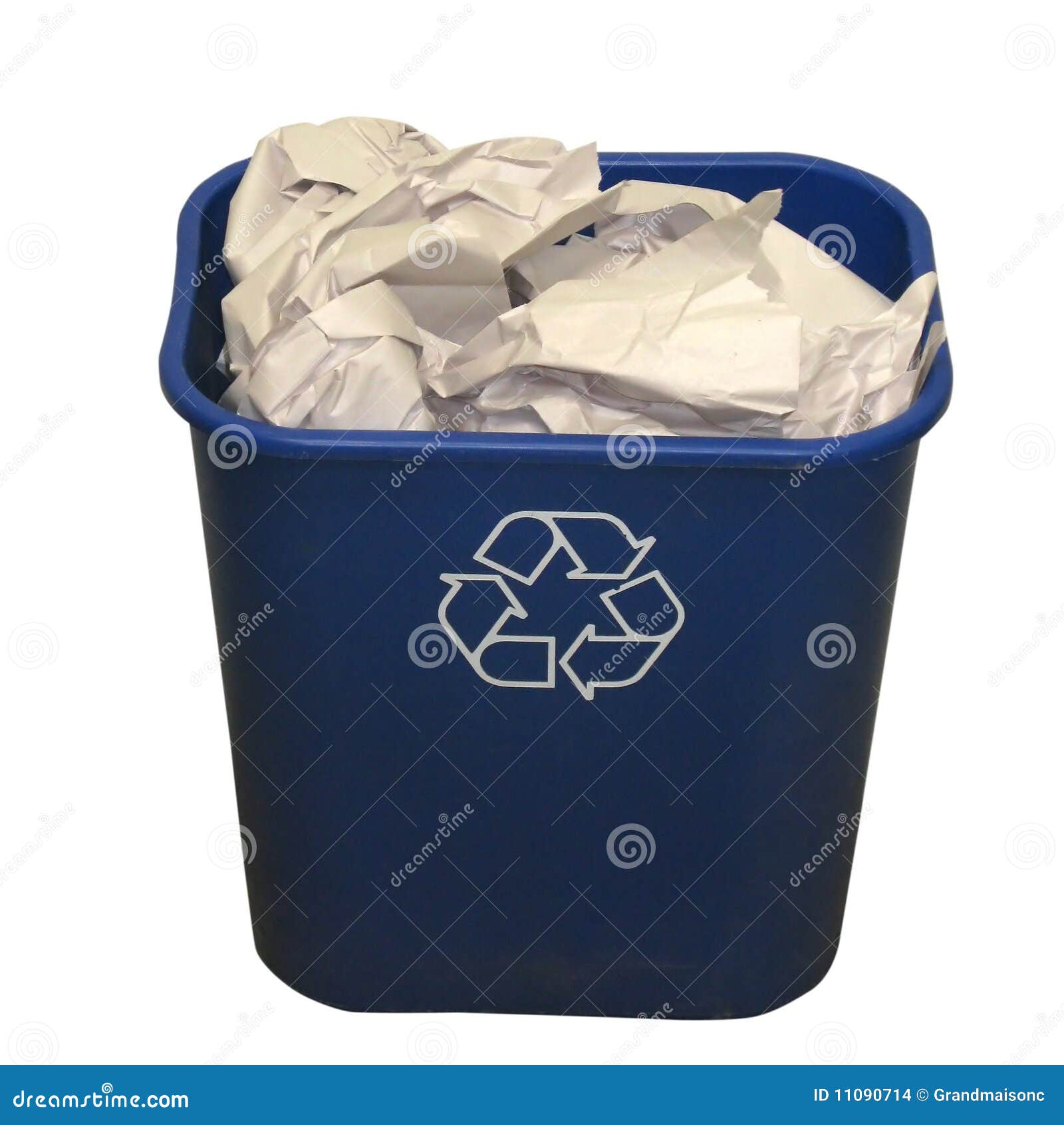 Recycling bin stock photo. Image of collection, basket - 11090714