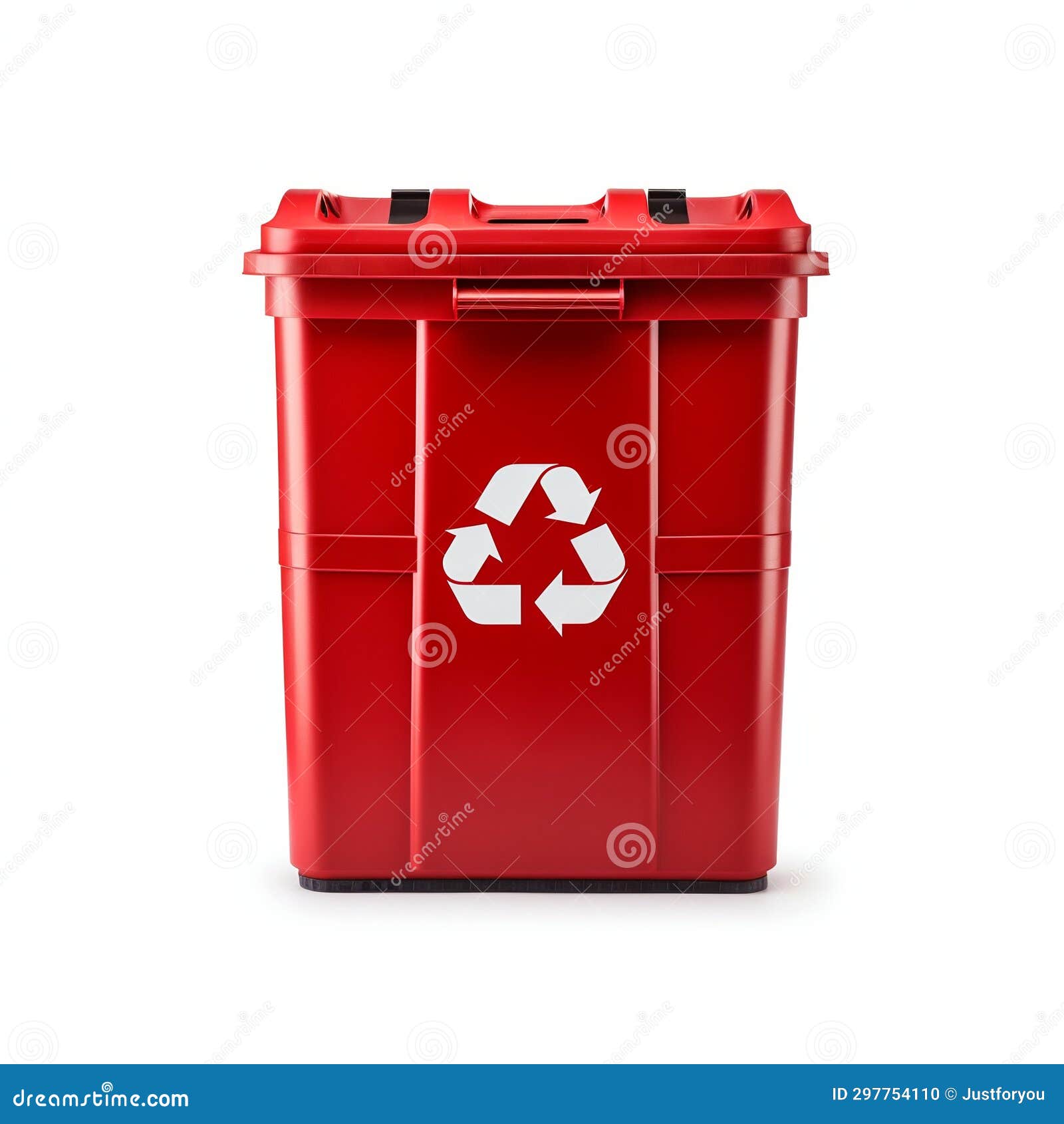 Recycling Bin Isolated on White Background. Generative Ai Foto de ...