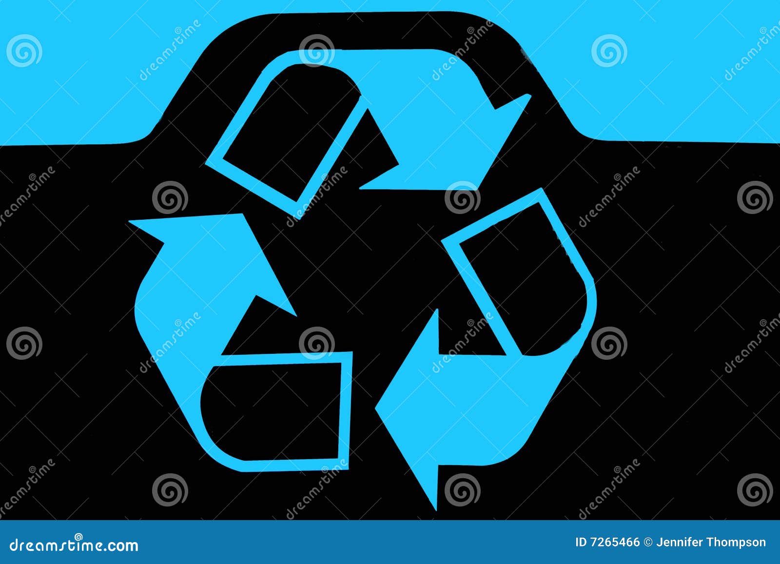 Recycling bin logo stock photo. Image of rubbish, environment - 7265466