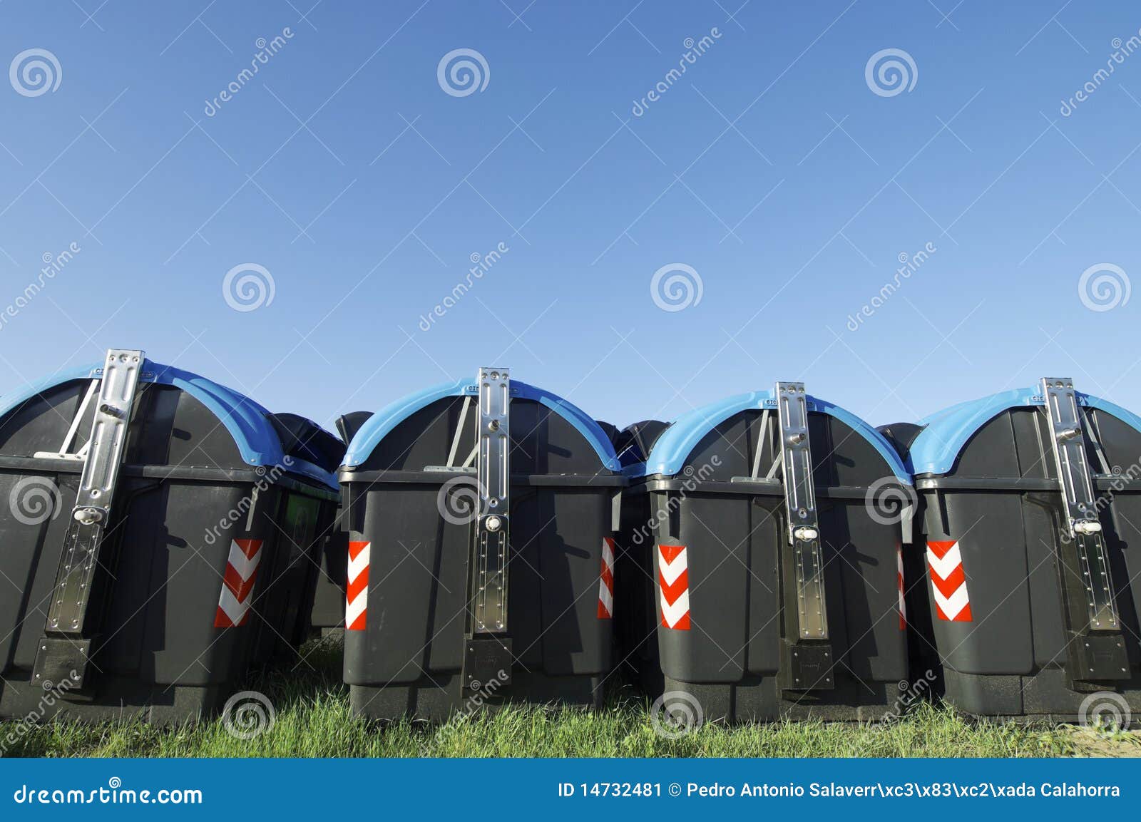 Recycling bins stock image. Image of green, environmental - 14732481