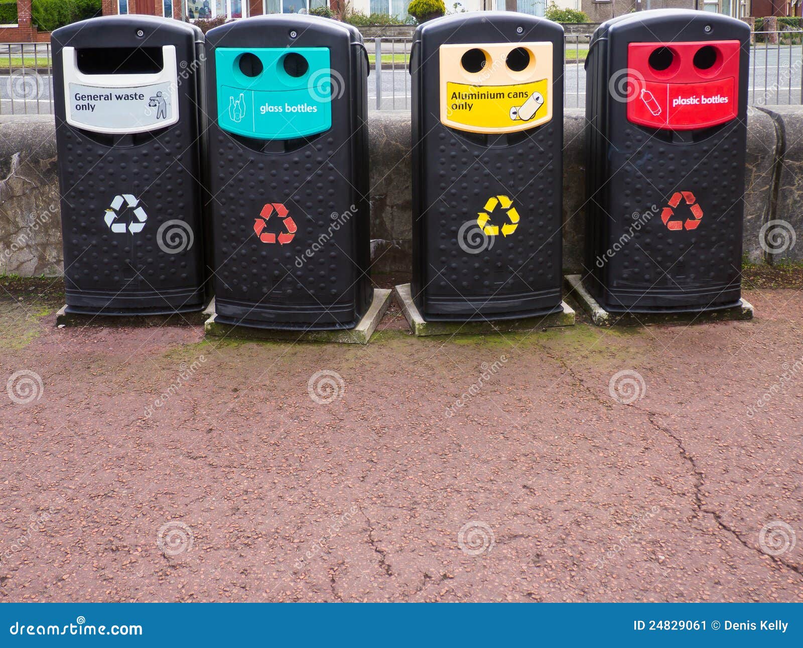 Recycling Bins Royalty-Free Stock Photo | CartoonDealer.com #46522047