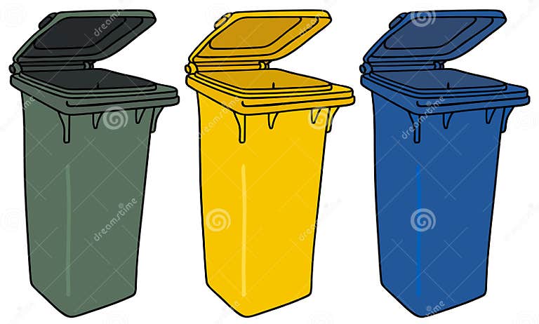 Recycling bins stock vector. Illustration of basket, container - 41329543