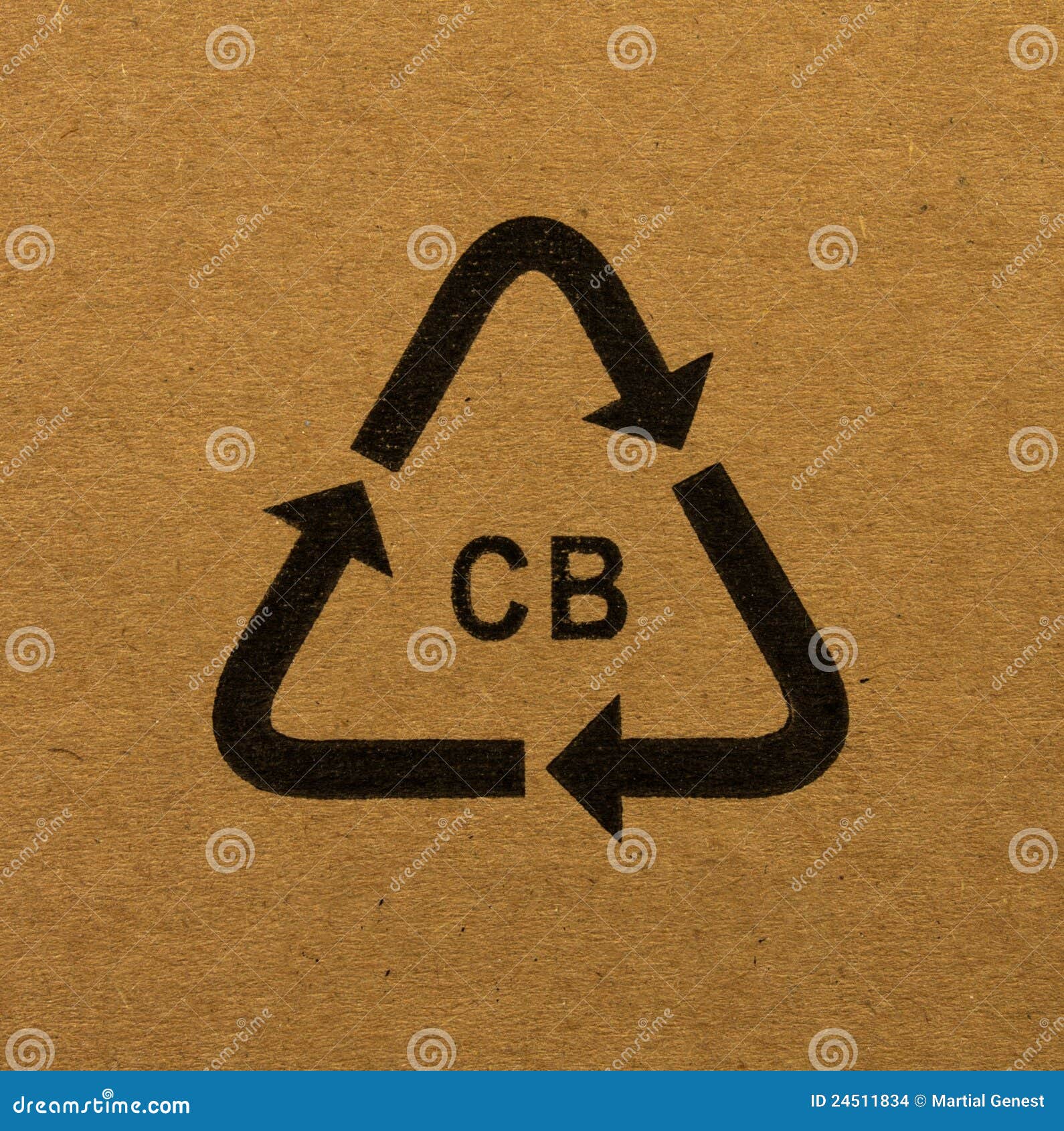 Recycling cardboard logo stock photo. Image of corrugated - 24511834