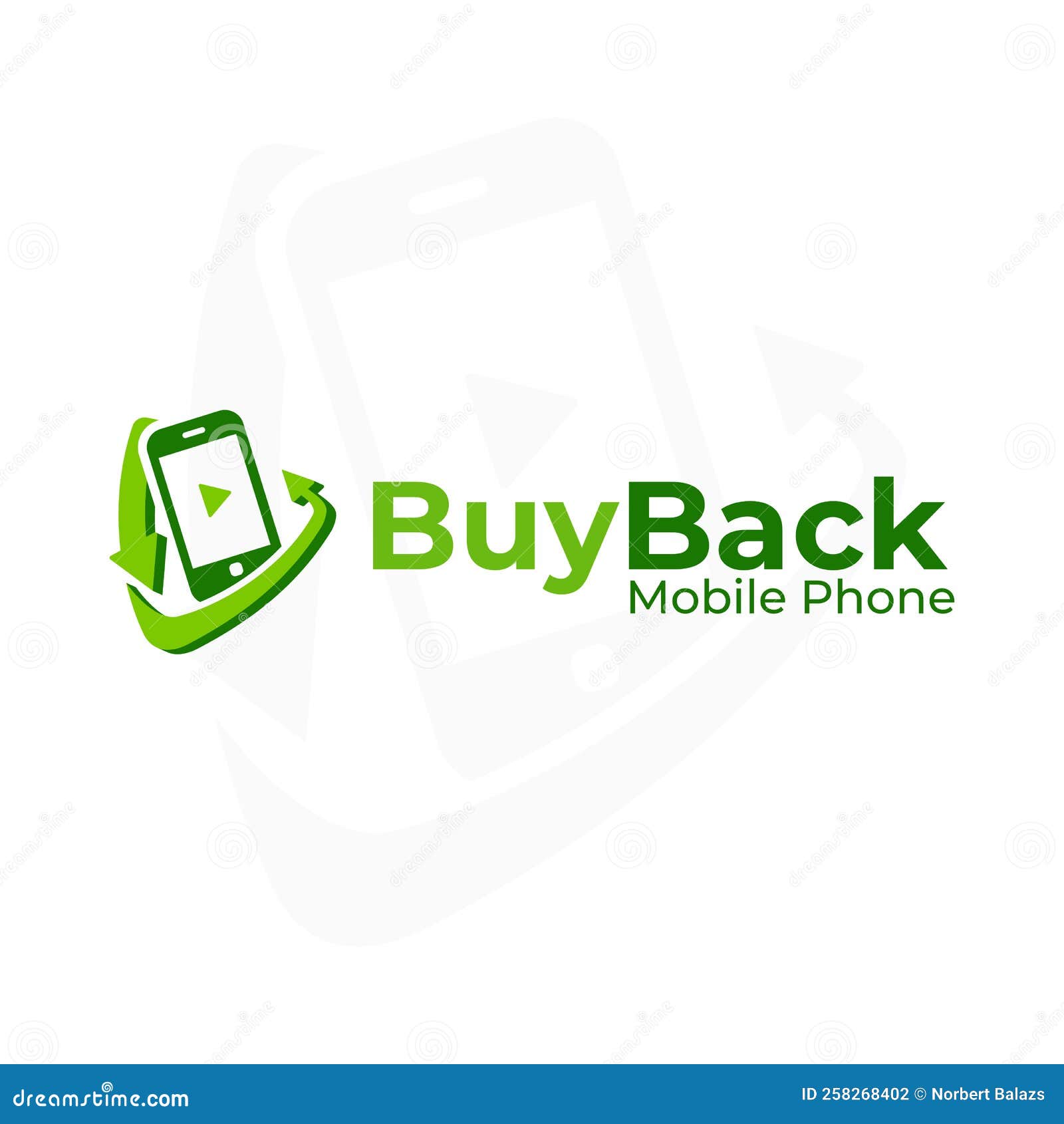Mobile Phone Buyback Logo Template. Smartphone Buyback Icon Stock ...