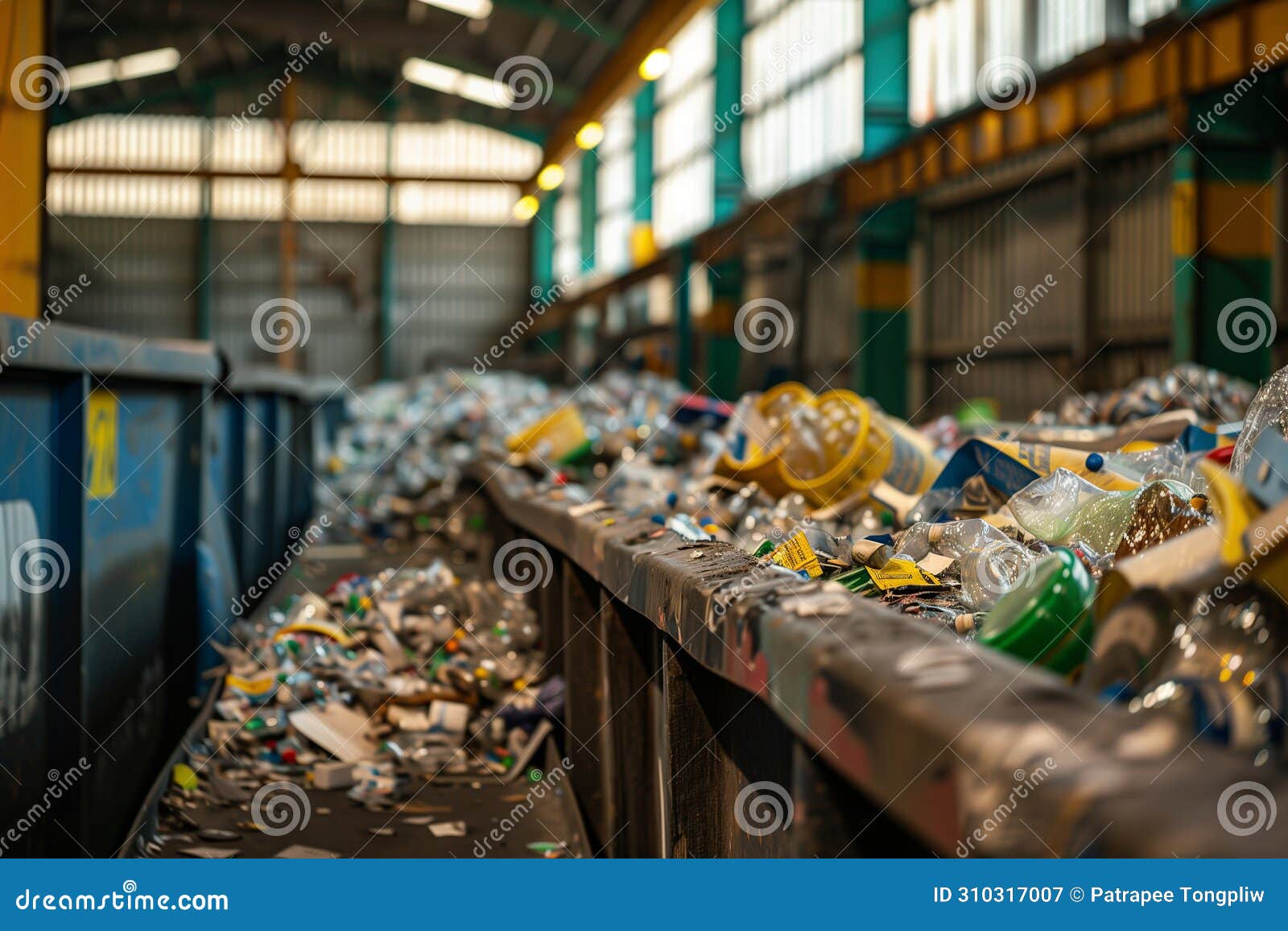 Recycling Centers And Waste Management Facilities, Illustrating The ...
