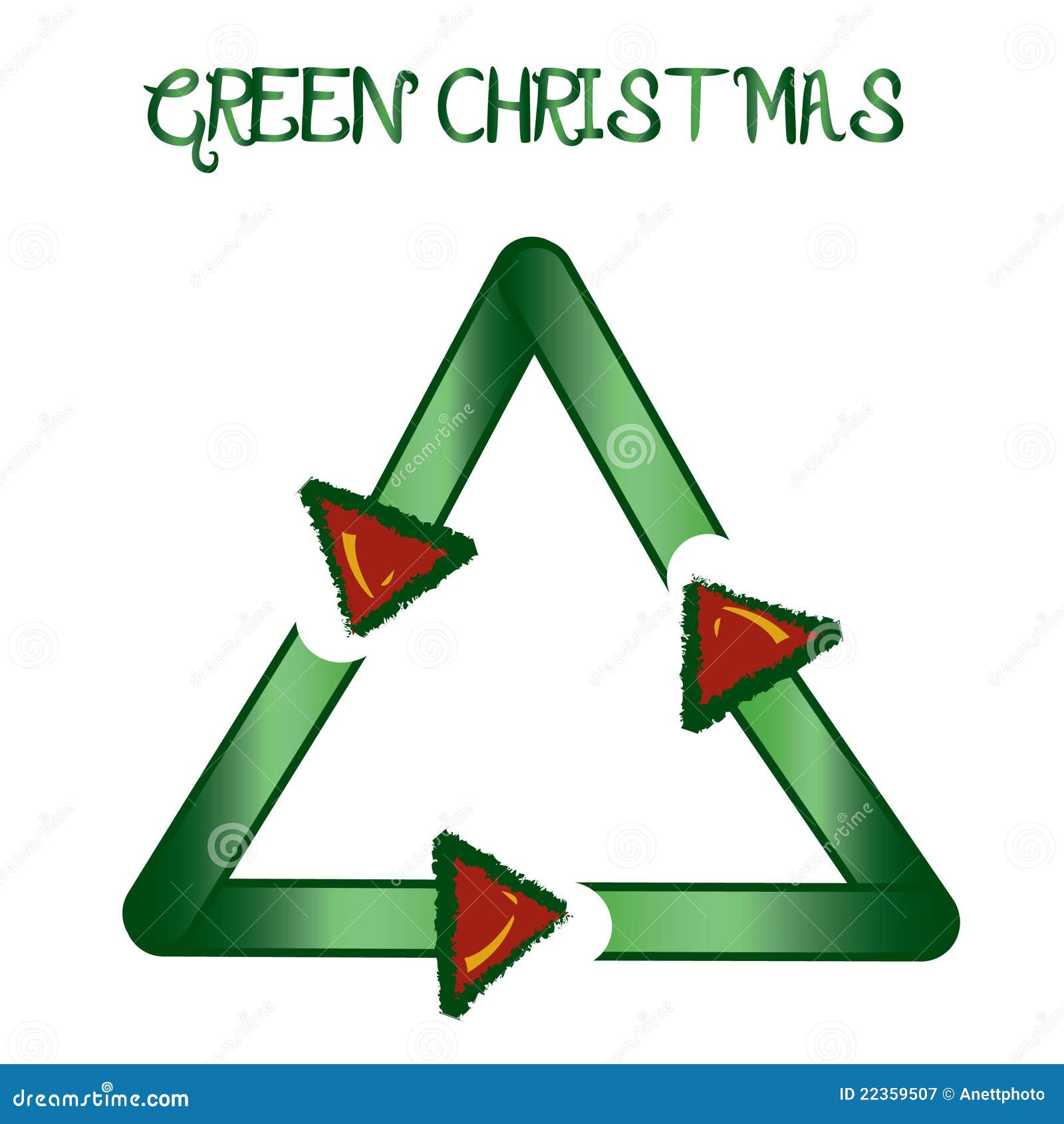 Recycling Christmas Tree Stock Photography | CartoonDealer.com #18189512