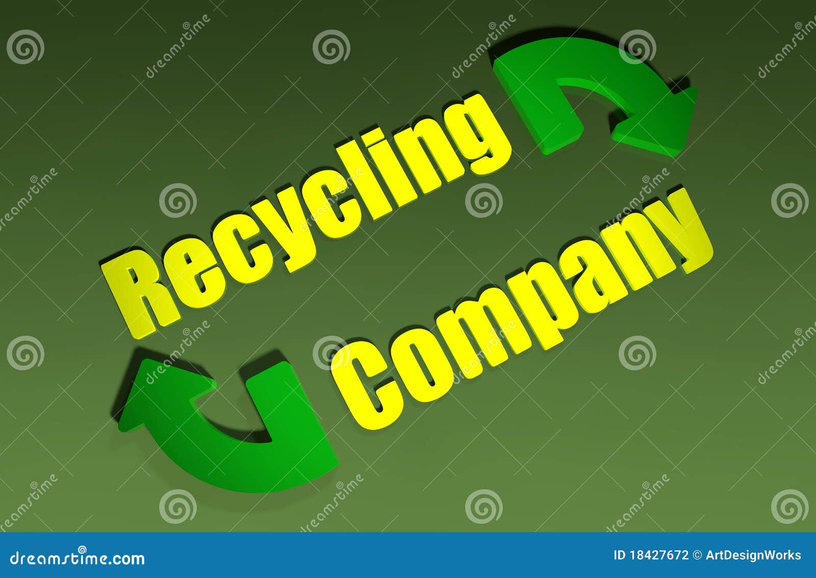 Recycling company design stock illustration. Illustration of ecology ...