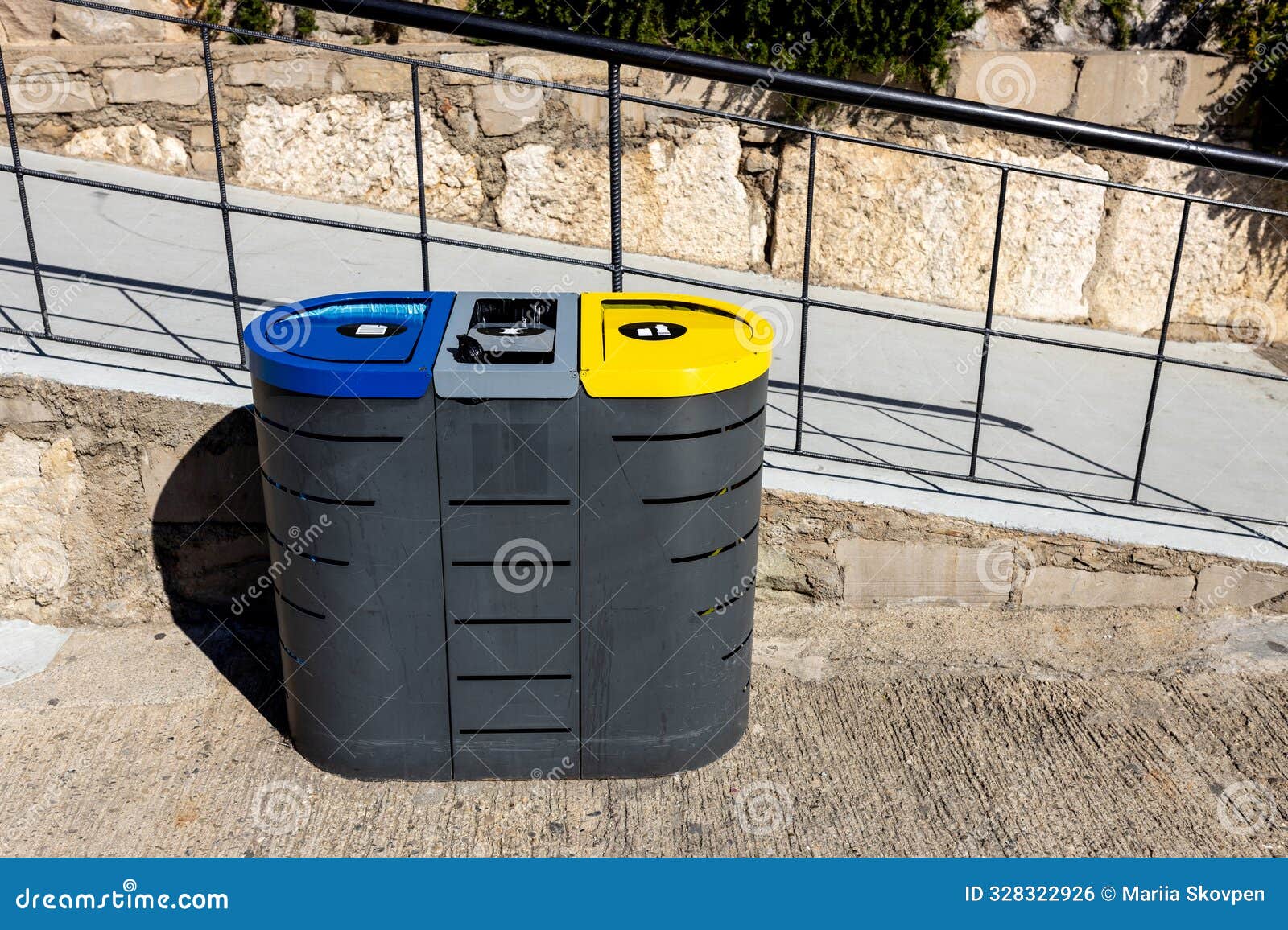 Segregation Separation Garbage Cans Sorting Recycling Disposal Refuse ...