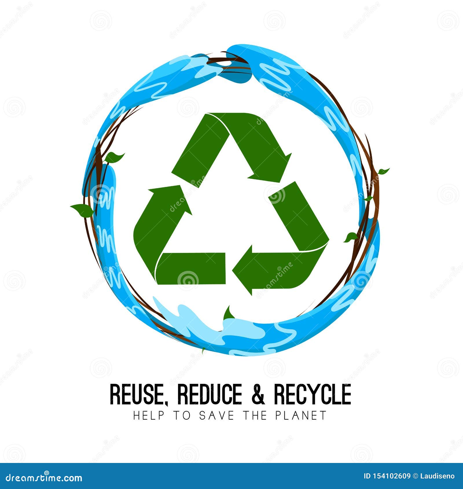 Recycling concept image stock vector. Illustration of environment ...