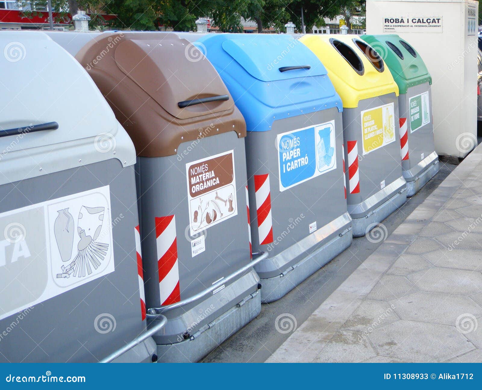 Recycling container. stock image. Image of habitat, reuse - 11308933