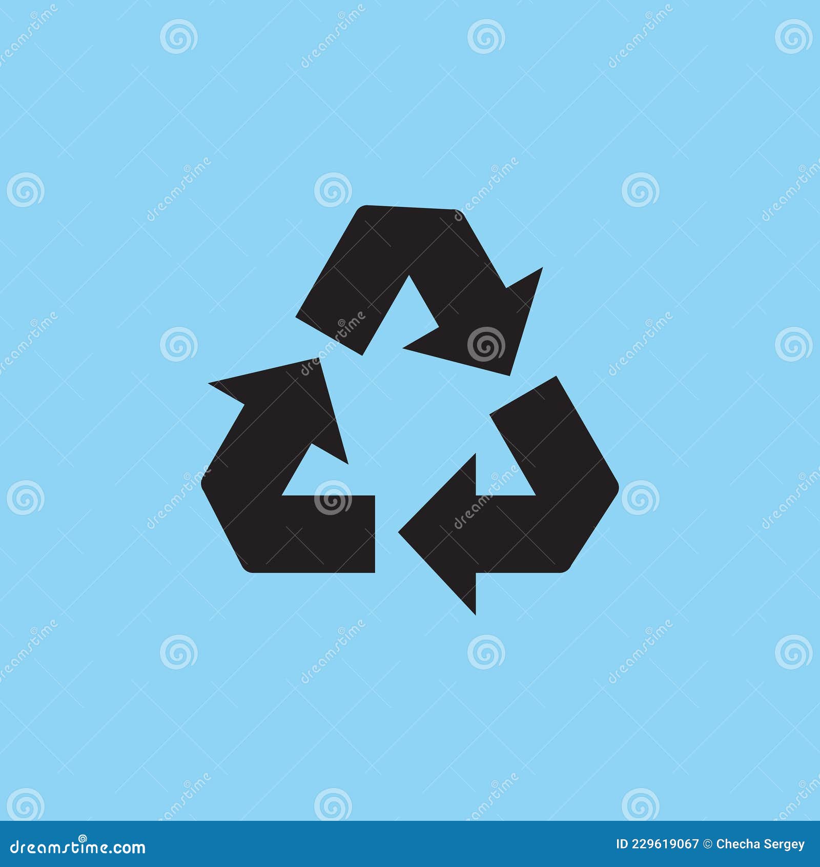 Recycling and Conversion Sign. Stock Vector - Illustration of raster ...