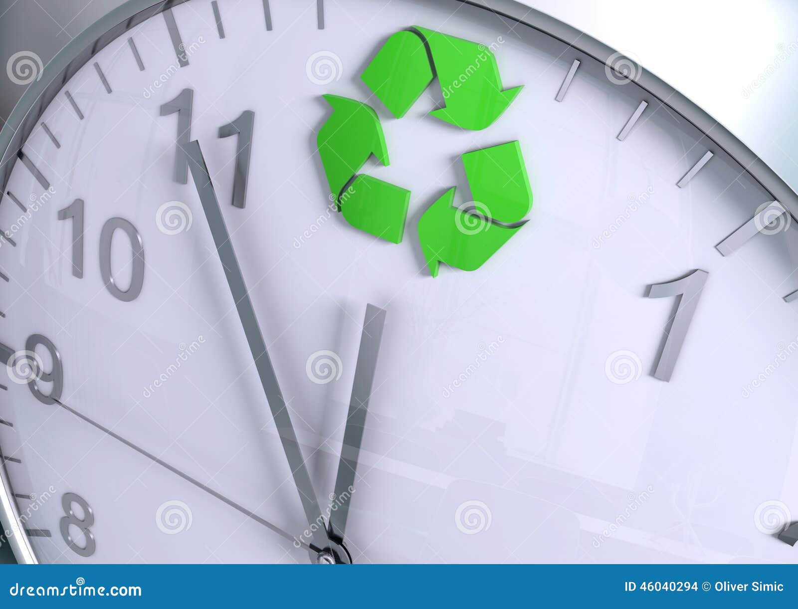 Recycling countdown stock illustration. Illustration of move - 46040294