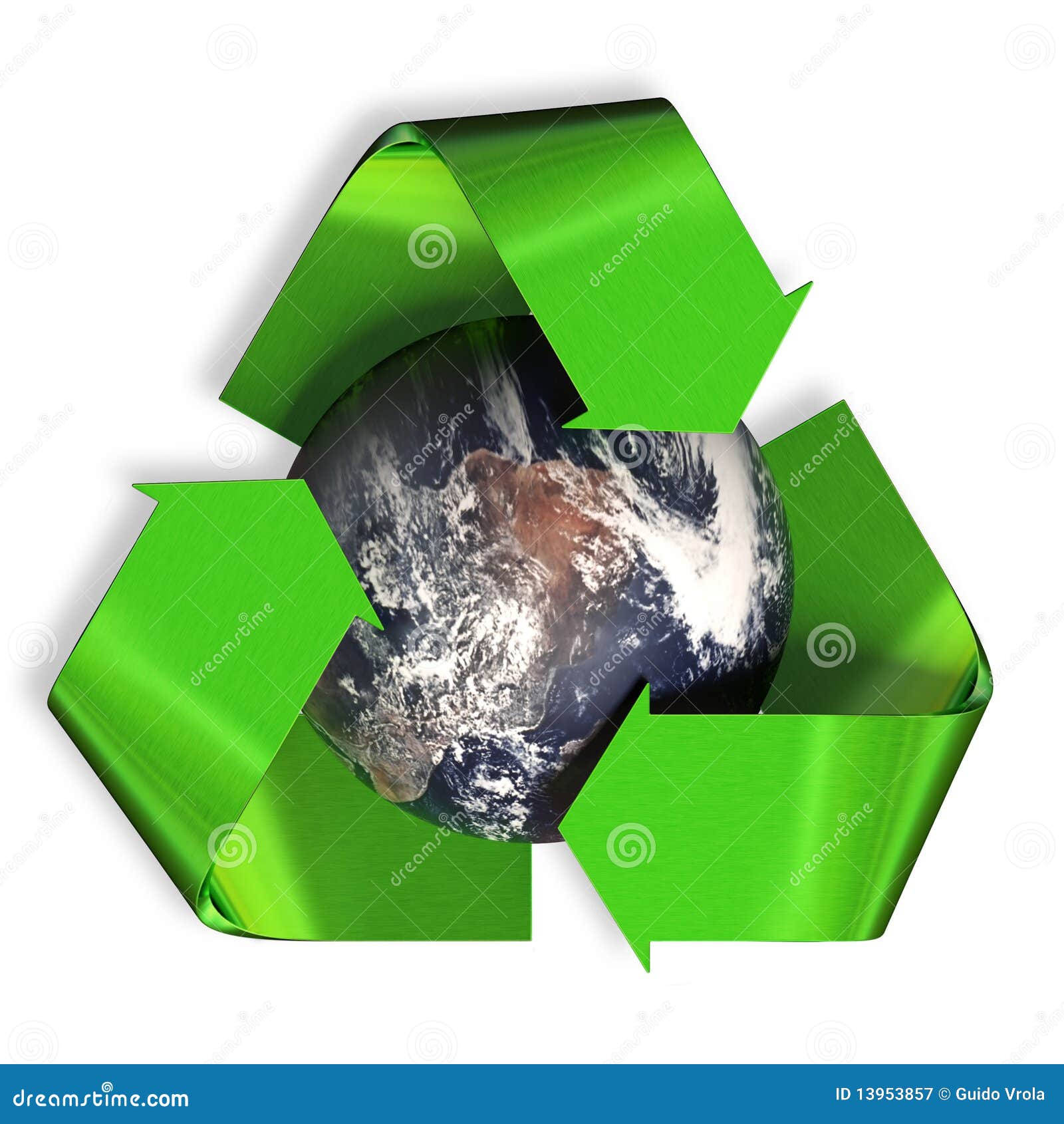 Recycling the earth stock illustration. Illustration of business - 13953857