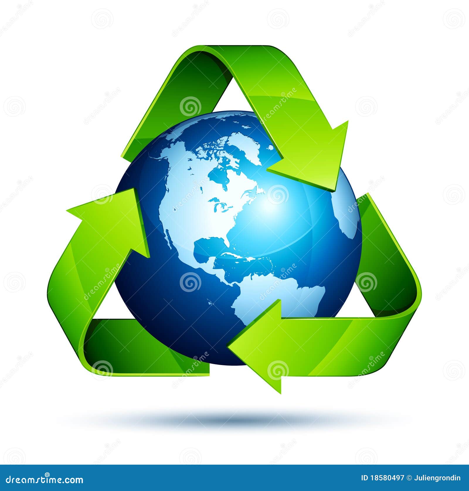 Recycling Earth Royalty Free Stock Photography - Image: 18580497