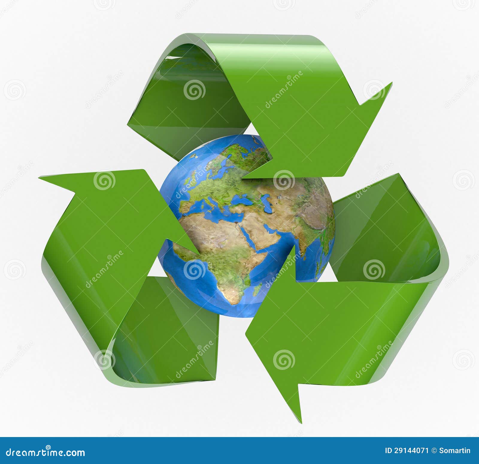 Recycling Earth stock illustration. Illustration of clipping - 29144071