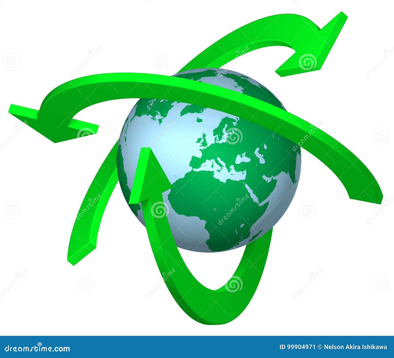 Recycling Earth Logo Design: A Flat And Minimalist Imagery For A ...