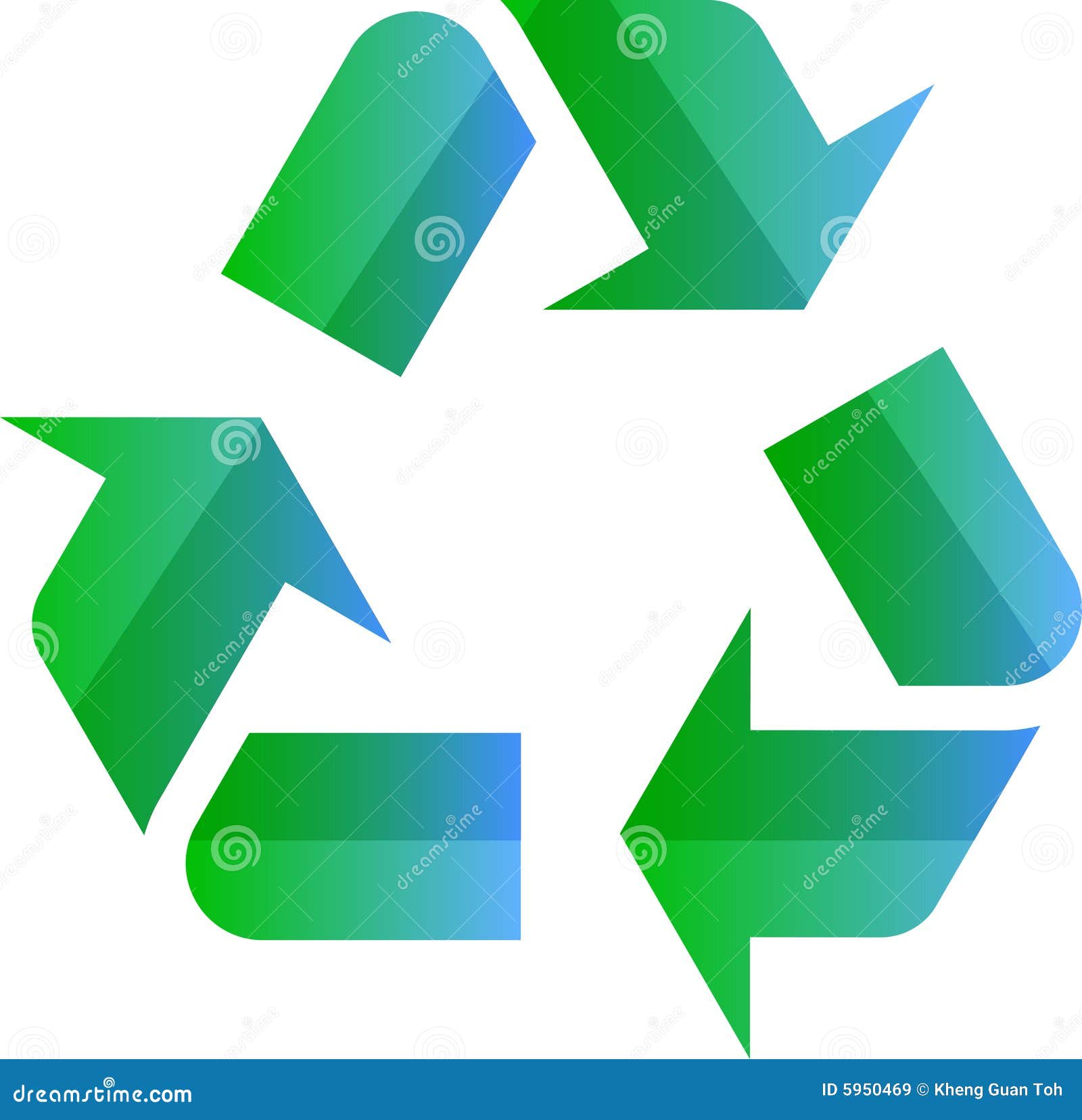 No Recycling Available Or Recycling Is Allowed Signs Vector Flat ...