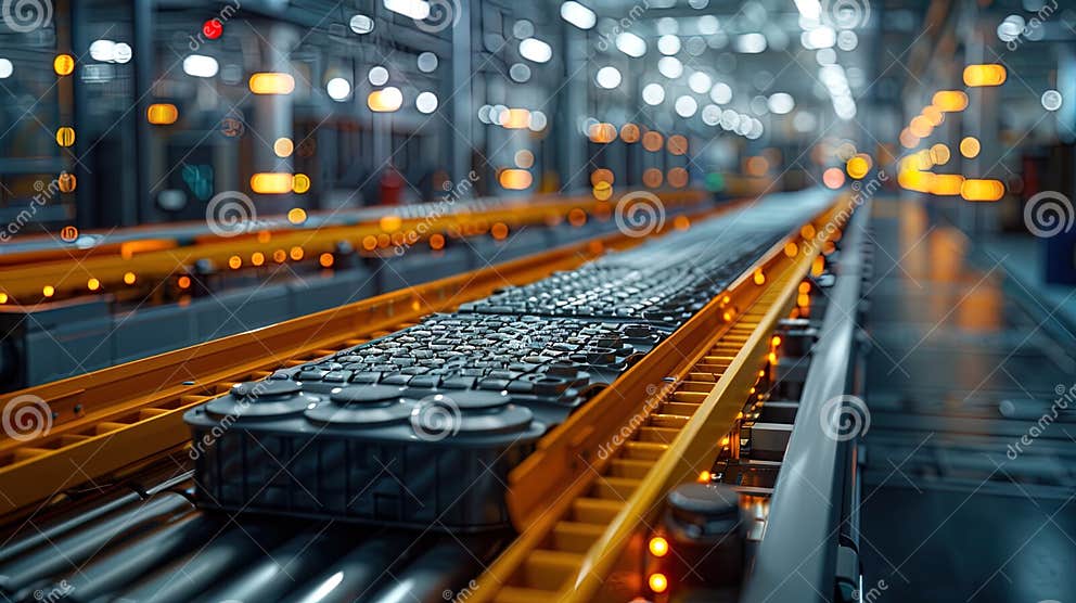 A Recycling Facility Equipped with Specialized Machinery for ...