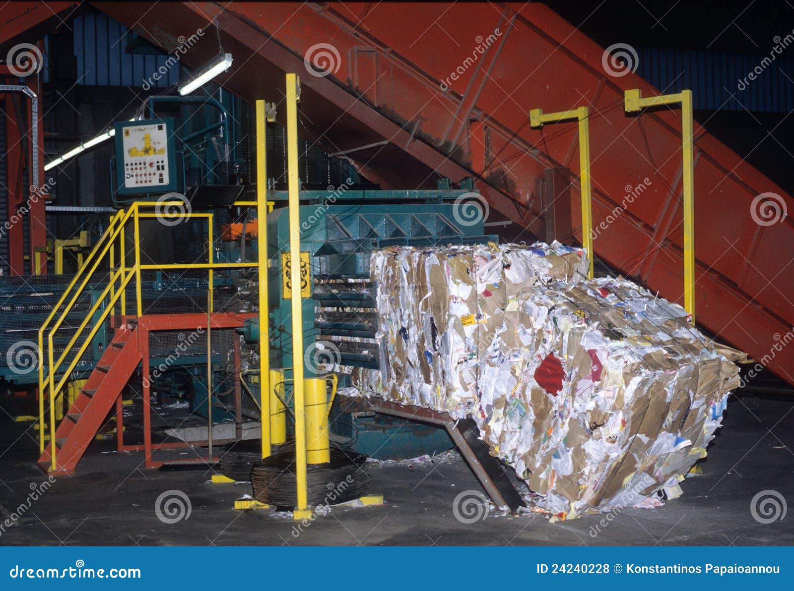 Recycling Factory editorial stock photo. Image of factory - 24240228