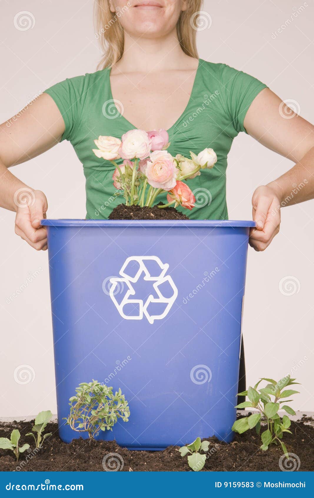 Recycling is Fun stock image. Image of future, tree, plant - 9159583