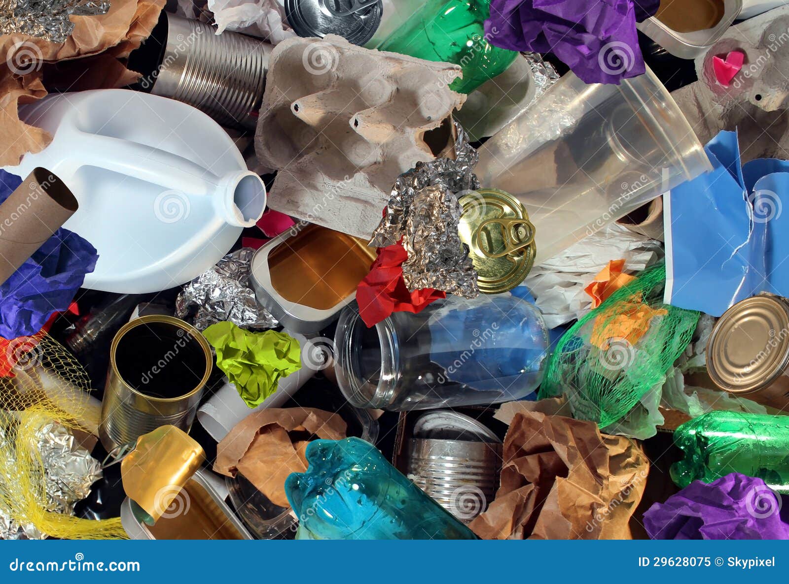 Recycling Garbage, Garbage Sorting, Waste Sorting Plant Stock ...